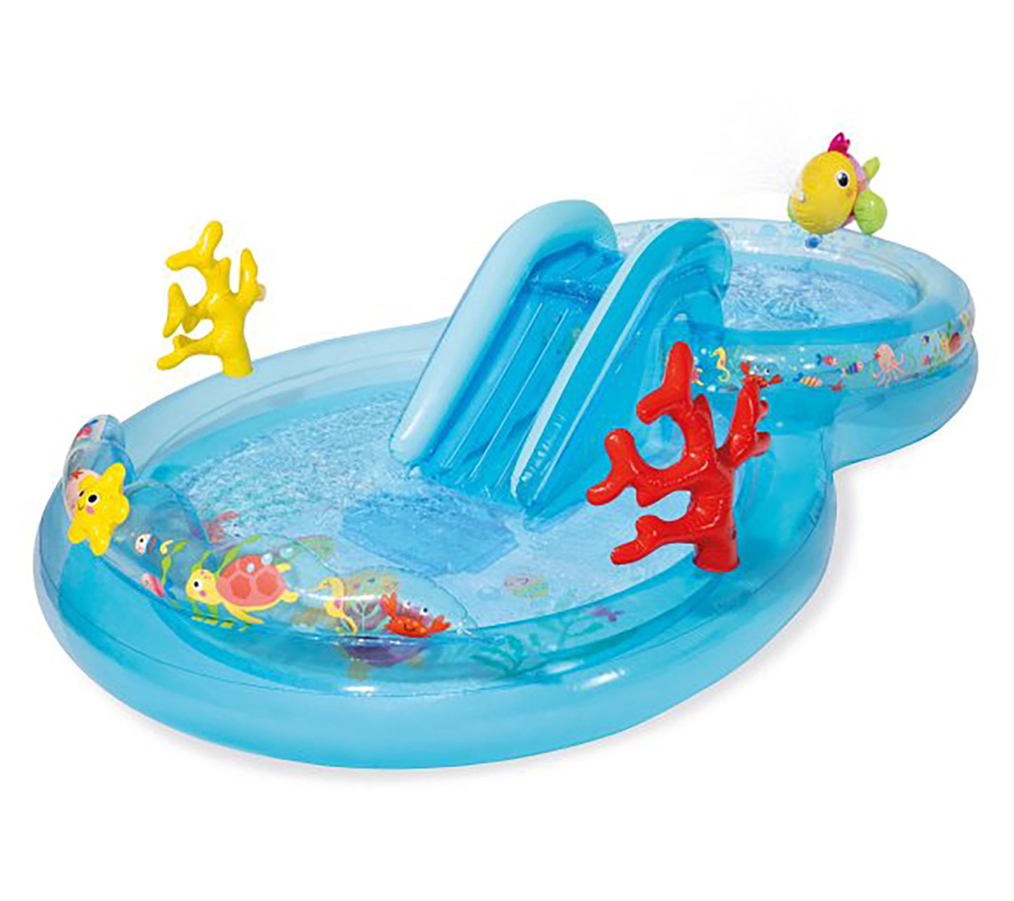 Intex Under The Sea Inflatable Play Center Water Slide - QVC.com