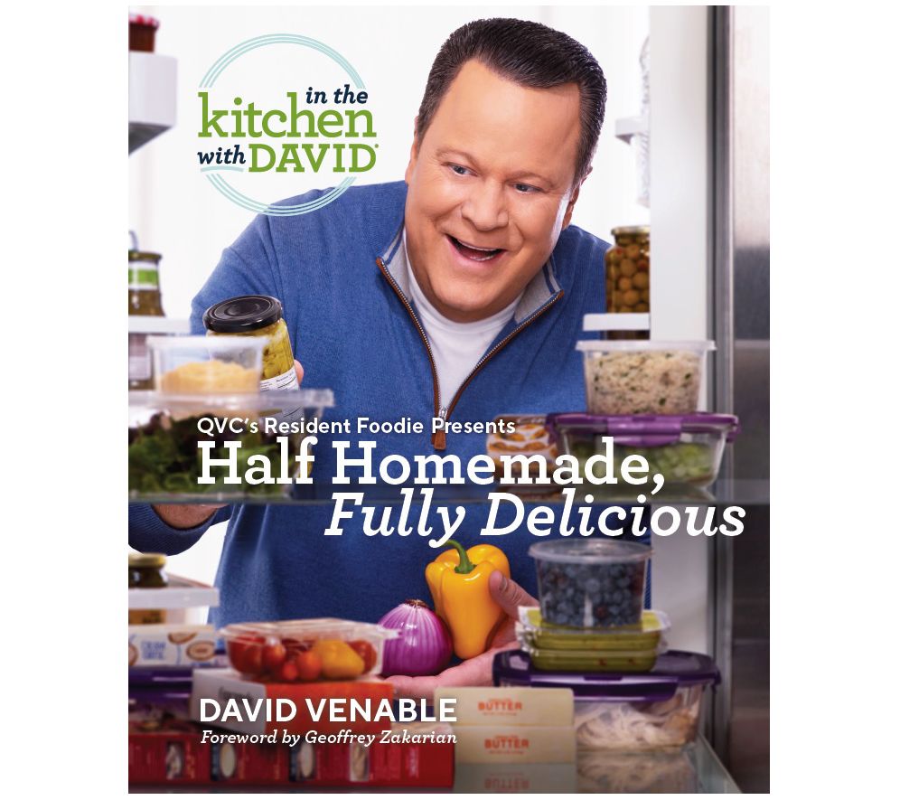 "As Is" Half Homemade, Fully Delicious Cookbook by David Venable - QVC.com