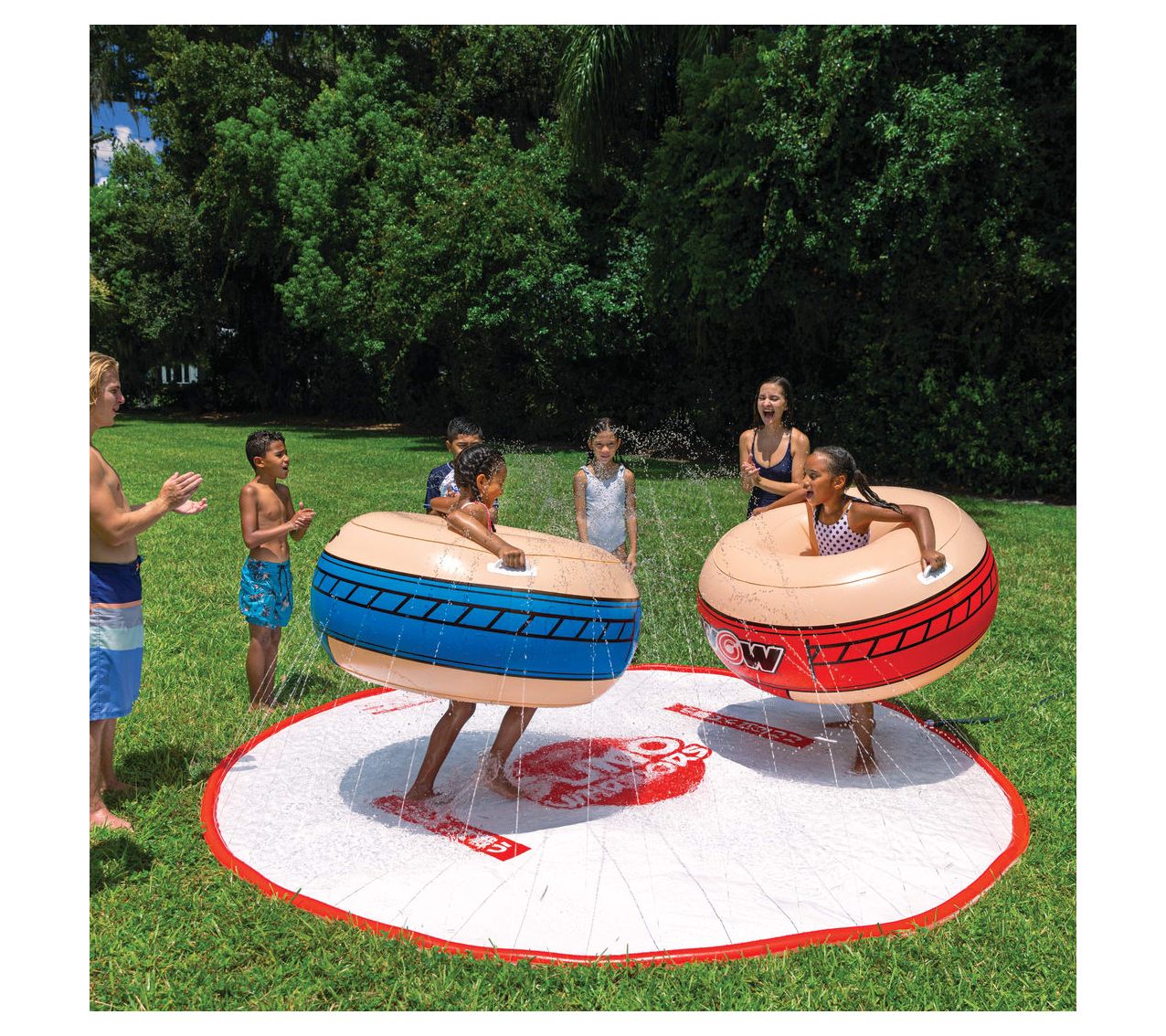 WOW Sports Aqua Sumo Splash Pad Game - QVC.com