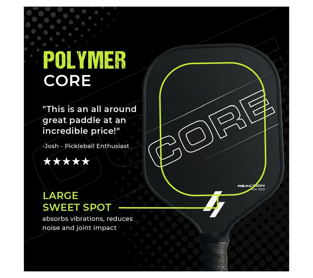 CORE REACTION KX-100 Paddle - QVC.com
