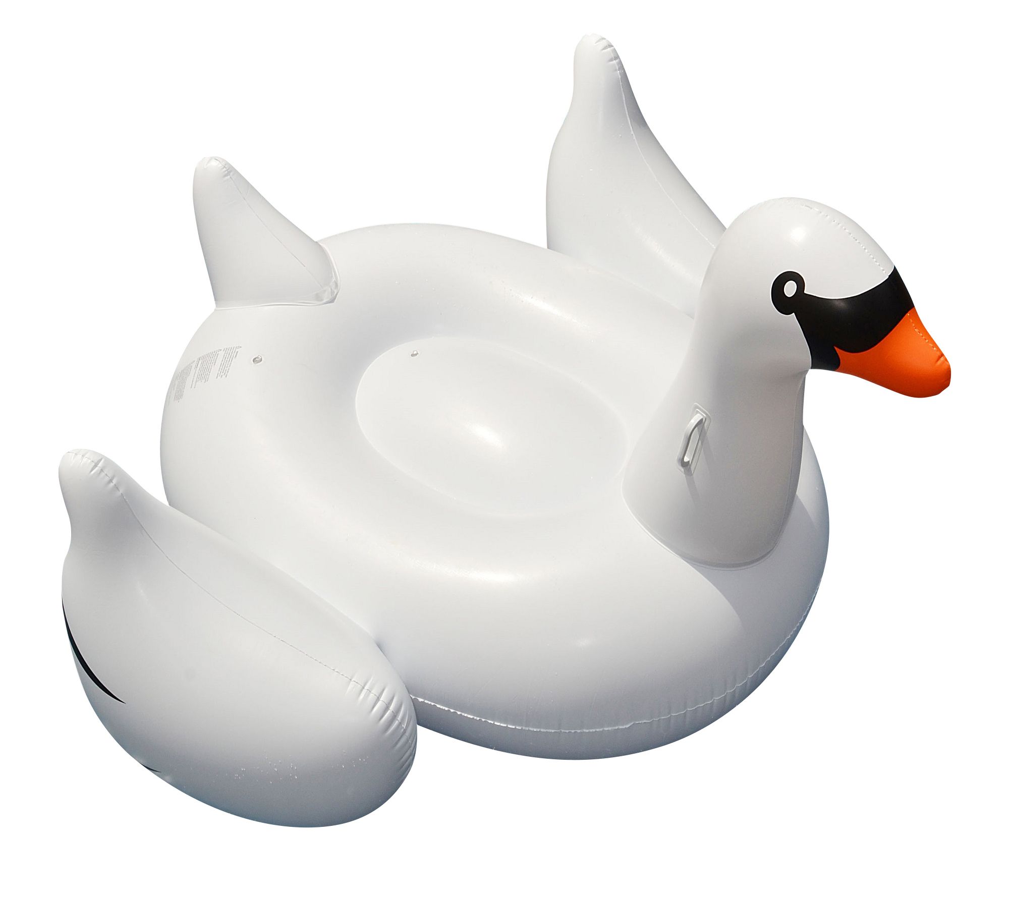 Swim Central 75" Giant Swan Pool Float - QVC.com