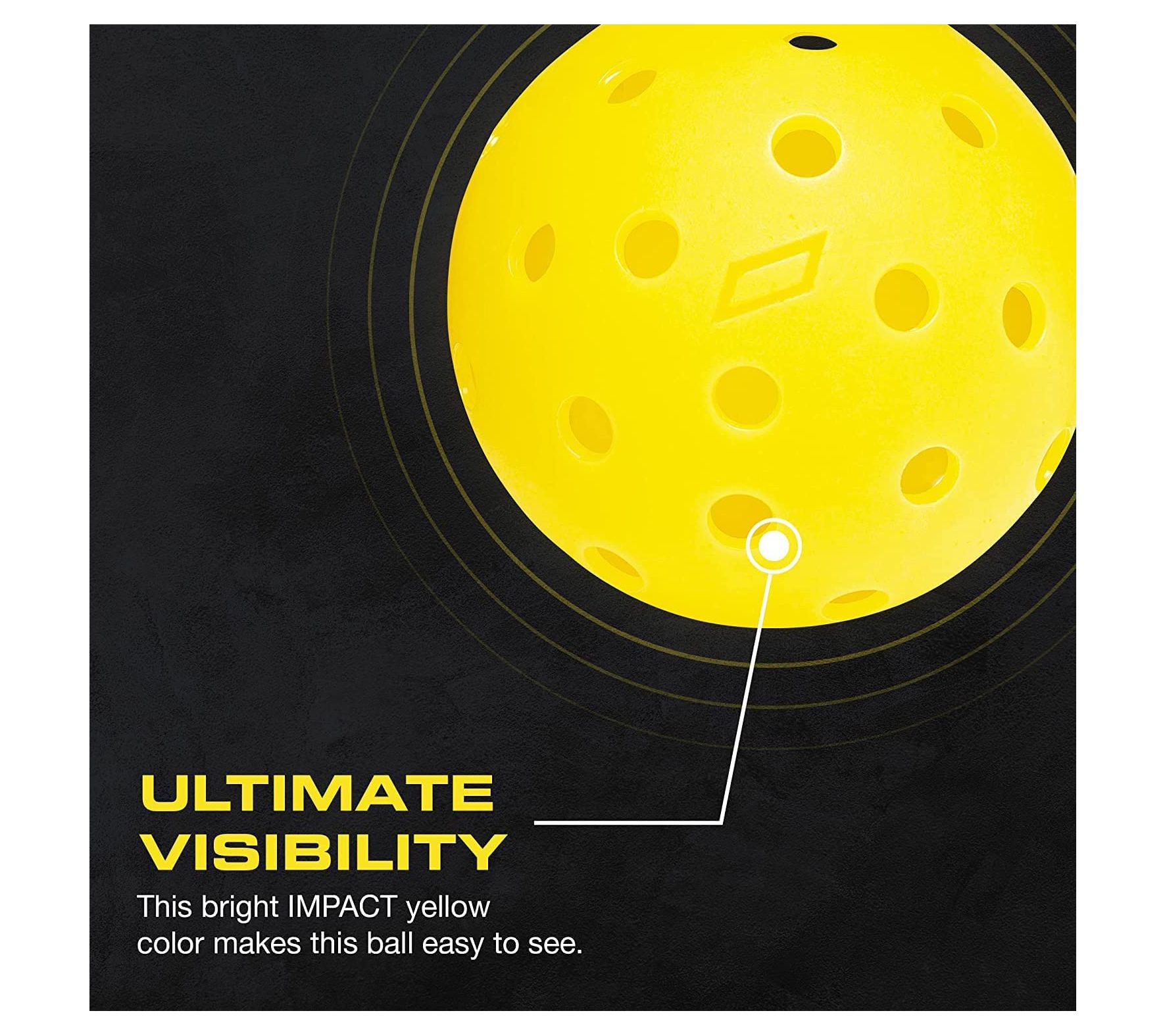 CORE Pickleball IMPACT Yellow CORE Pickleball -6 Pack - QVC.com