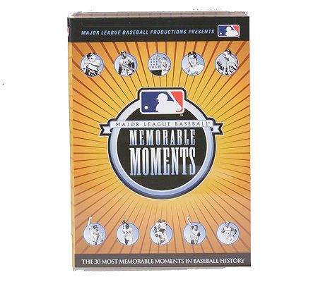 MLB Presents "Memorable Moments" DVD - QVC.com