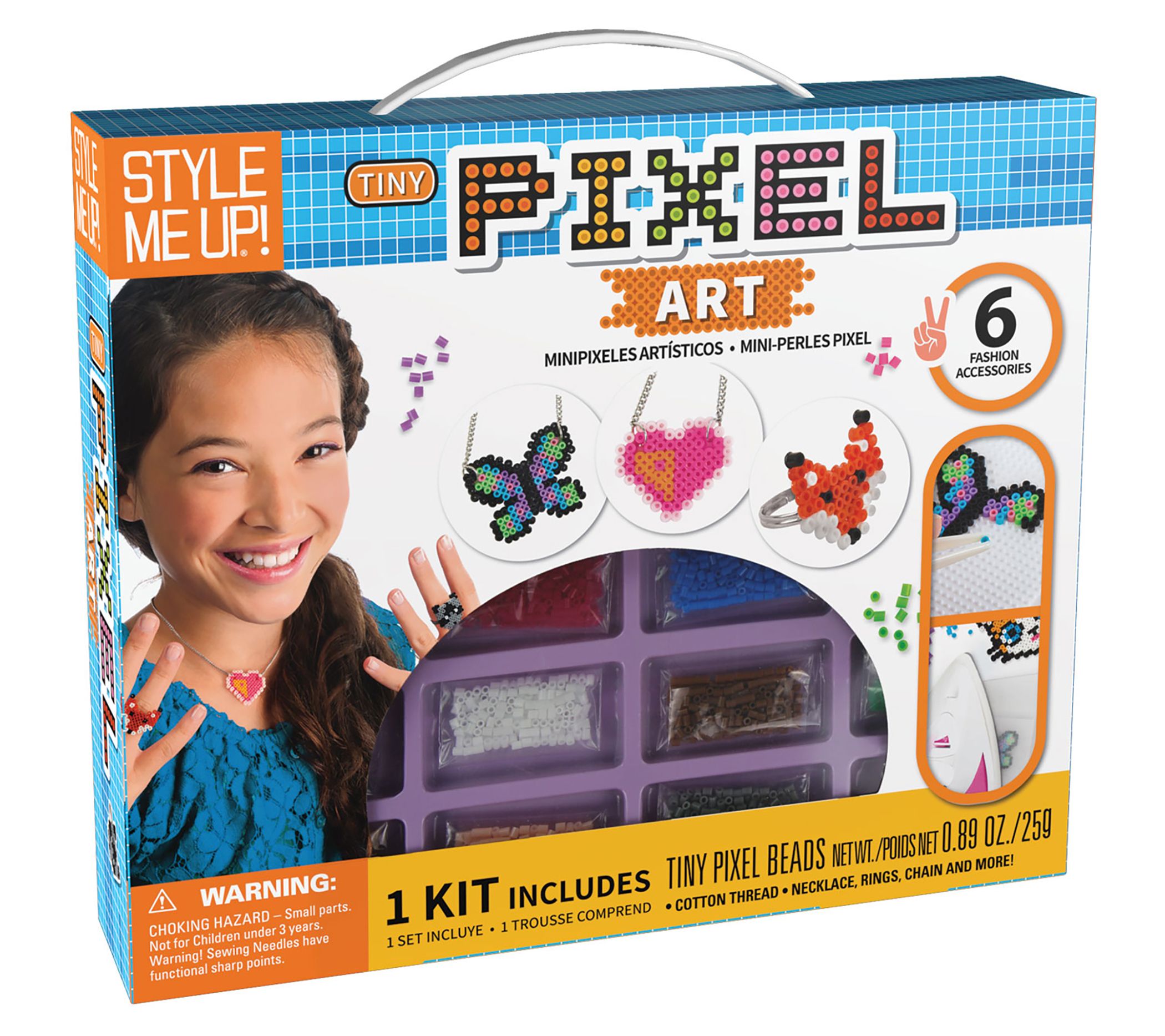 Style Me Up Pixel Art Kids Crafting Kit - QVC.com