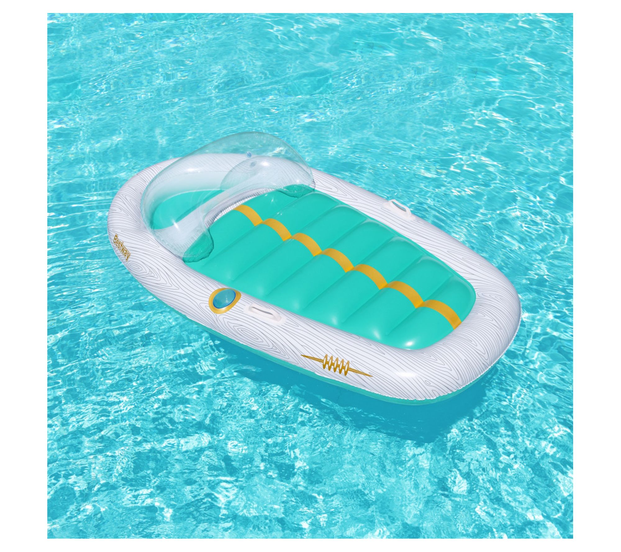 Bestway H2OGO! Vacation Yacht Lounge Float - QVC.com