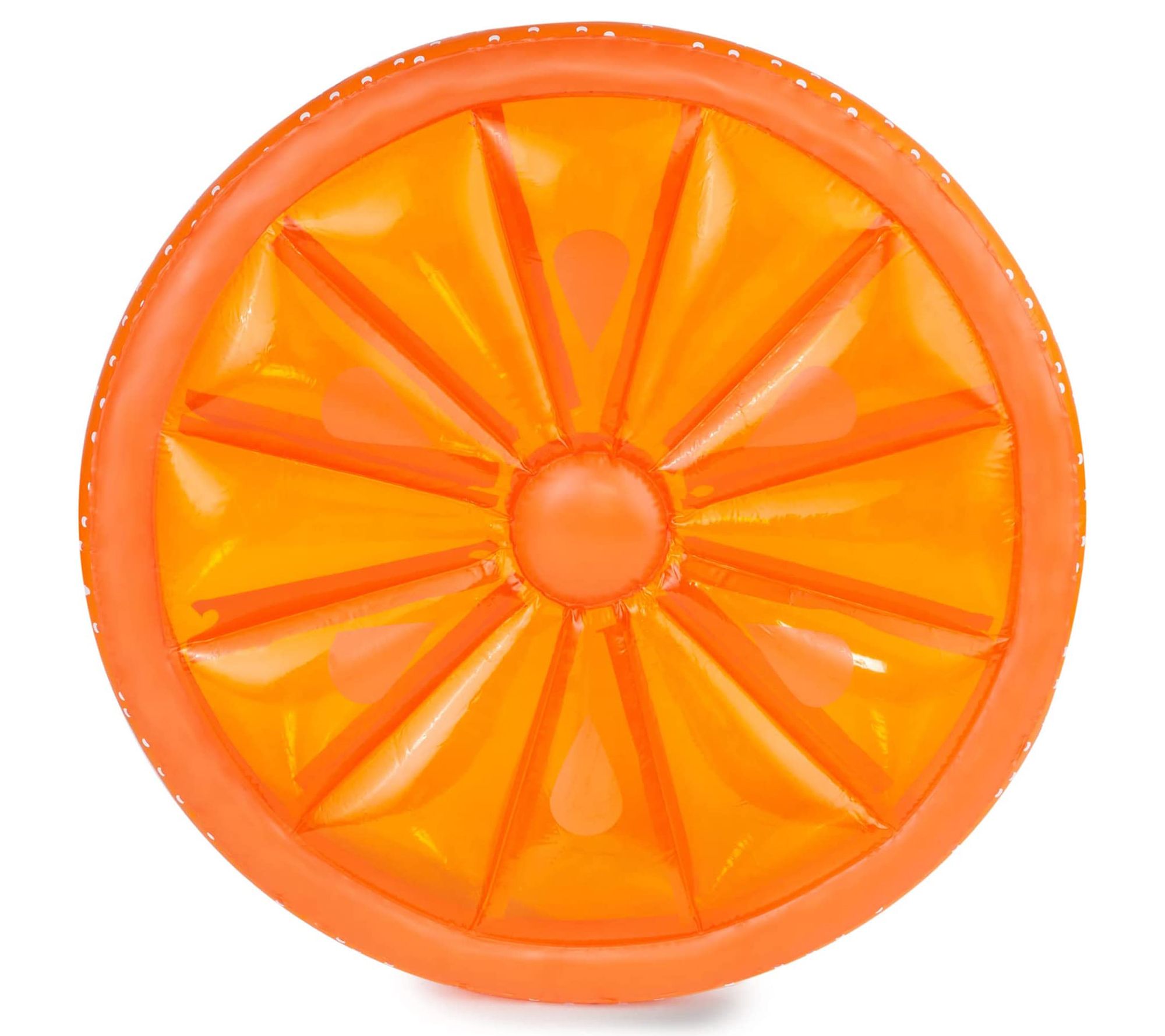 Pool Central 61.5" Inflatable Orange Slice PoolLounger Raft - QVC.com