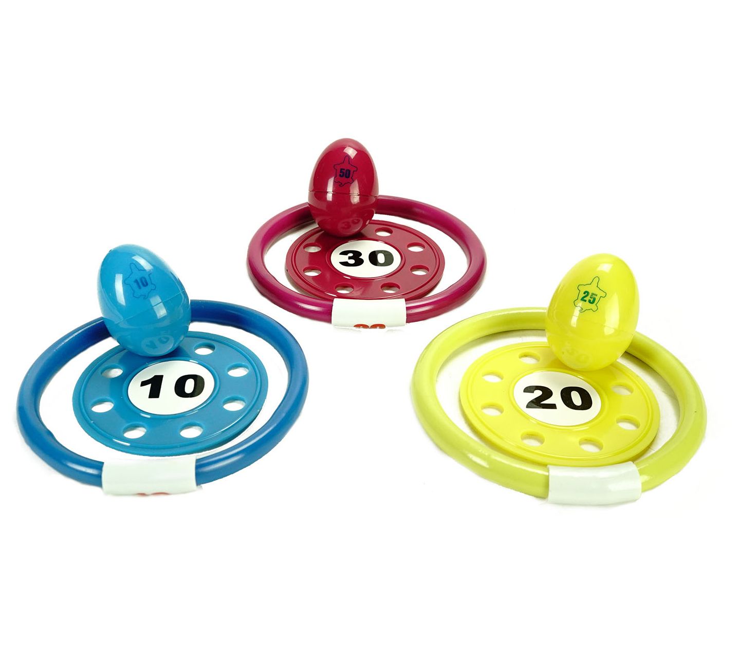 Swim Central 3 Ring Disc and Turtle Egg Dive Pool Game - QVC.com