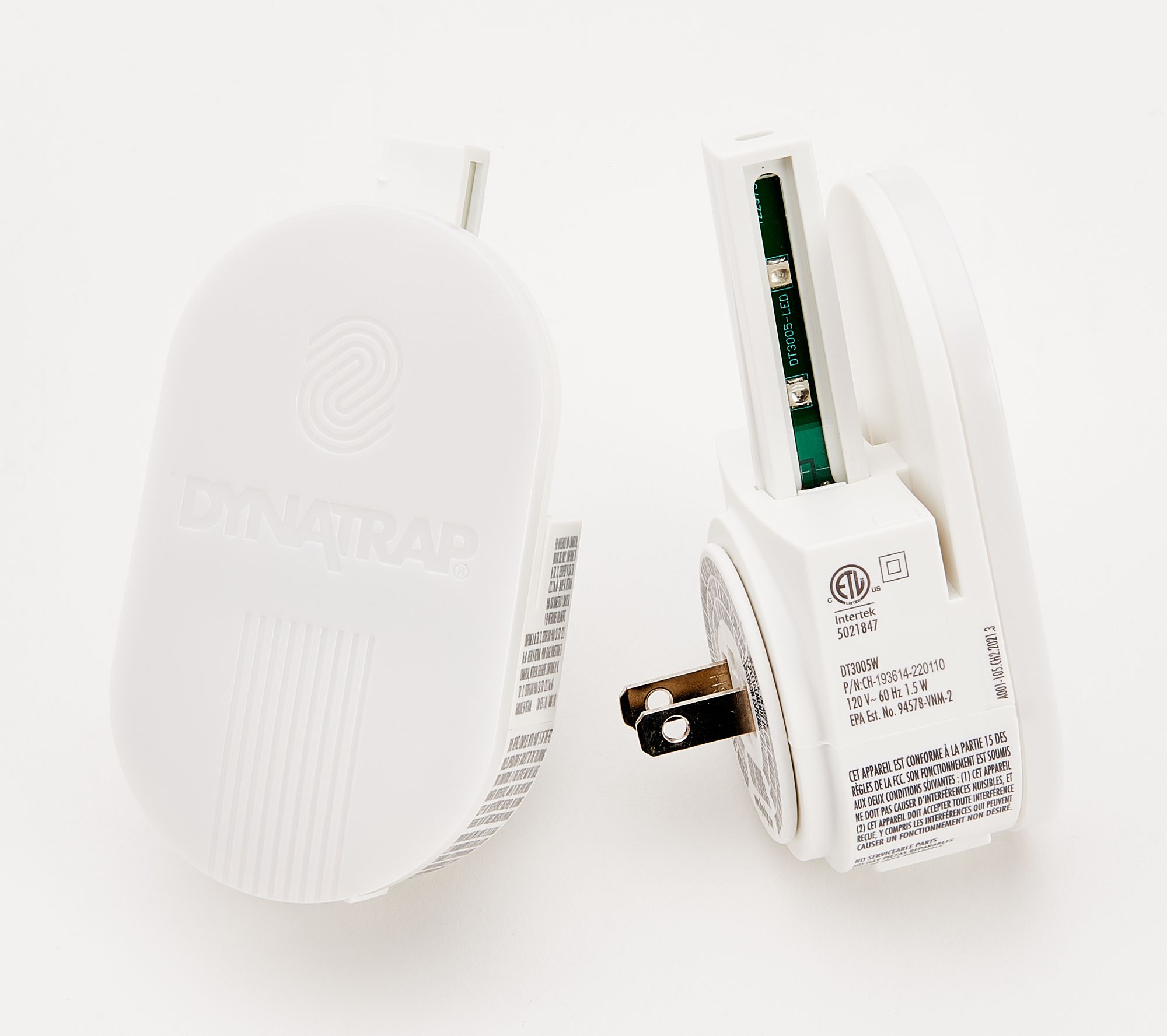 DynaTrap DOT S/2 Indoor Fly Traps with 2 StickyTech Cards - QVC.com