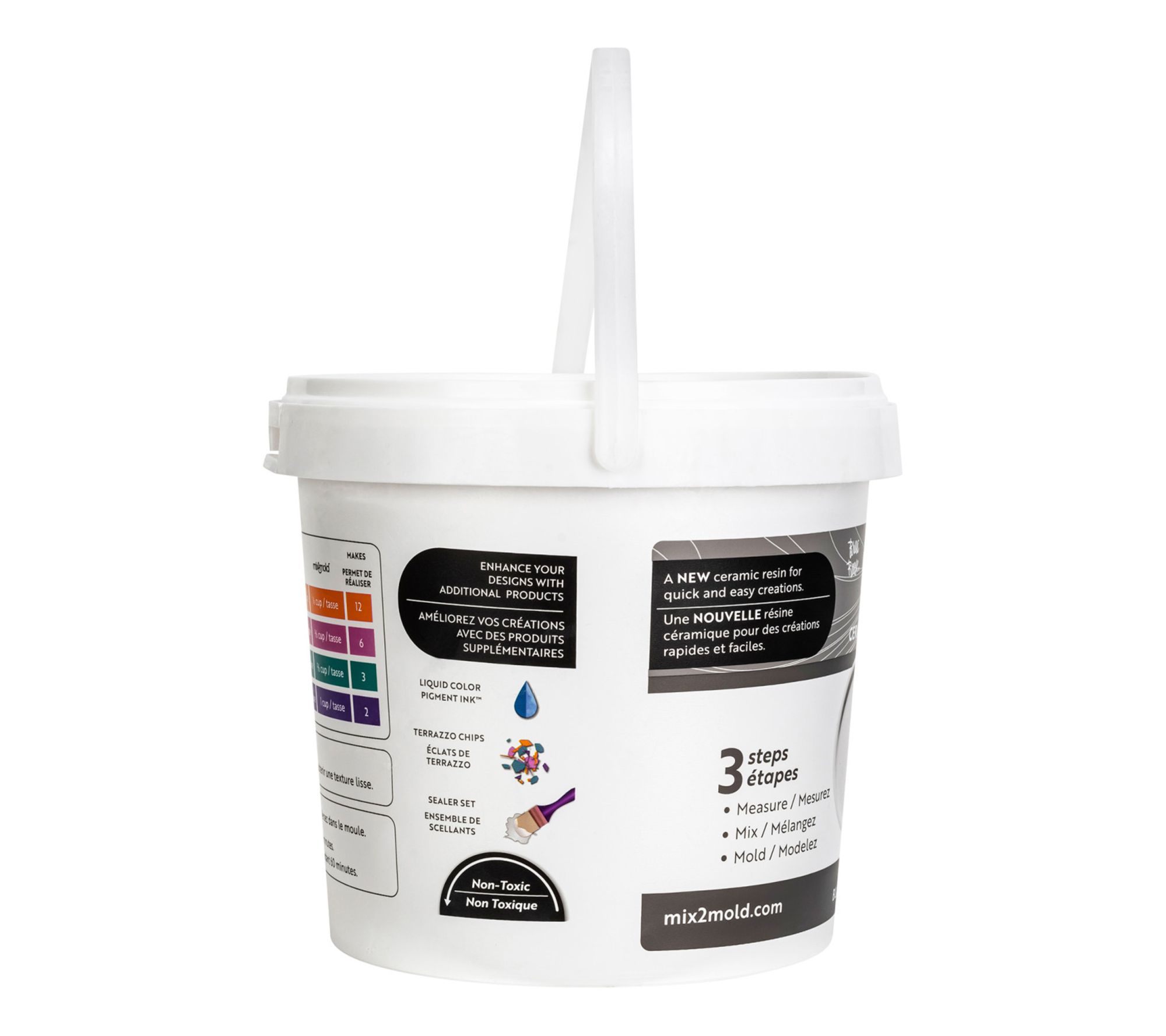 Brea Reese Mix2Mold White Powder Ceramic Resin- 5.5lbs - QVC.com