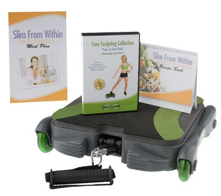 Core Sculptor Resistance Exerciser with 4-in-1 Workout DVD & Meal Plan ...