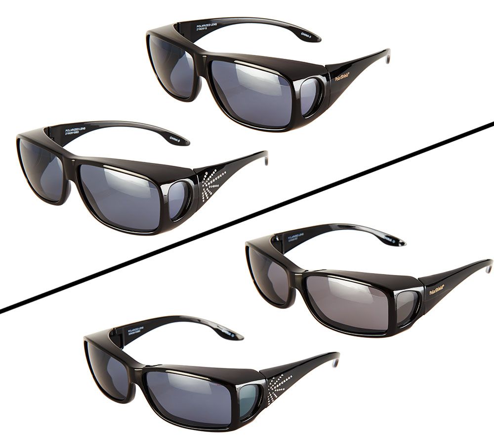 PolarShield Set of 2 Fits Over Sunglasses by Foster Grant - QVC.com