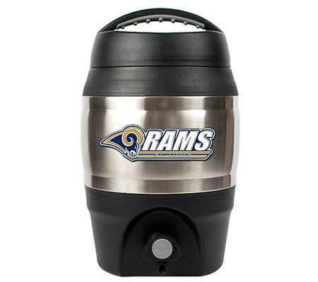 NFL St. Louis Rams 1-Gallon Tailgate Keg - QVC.com