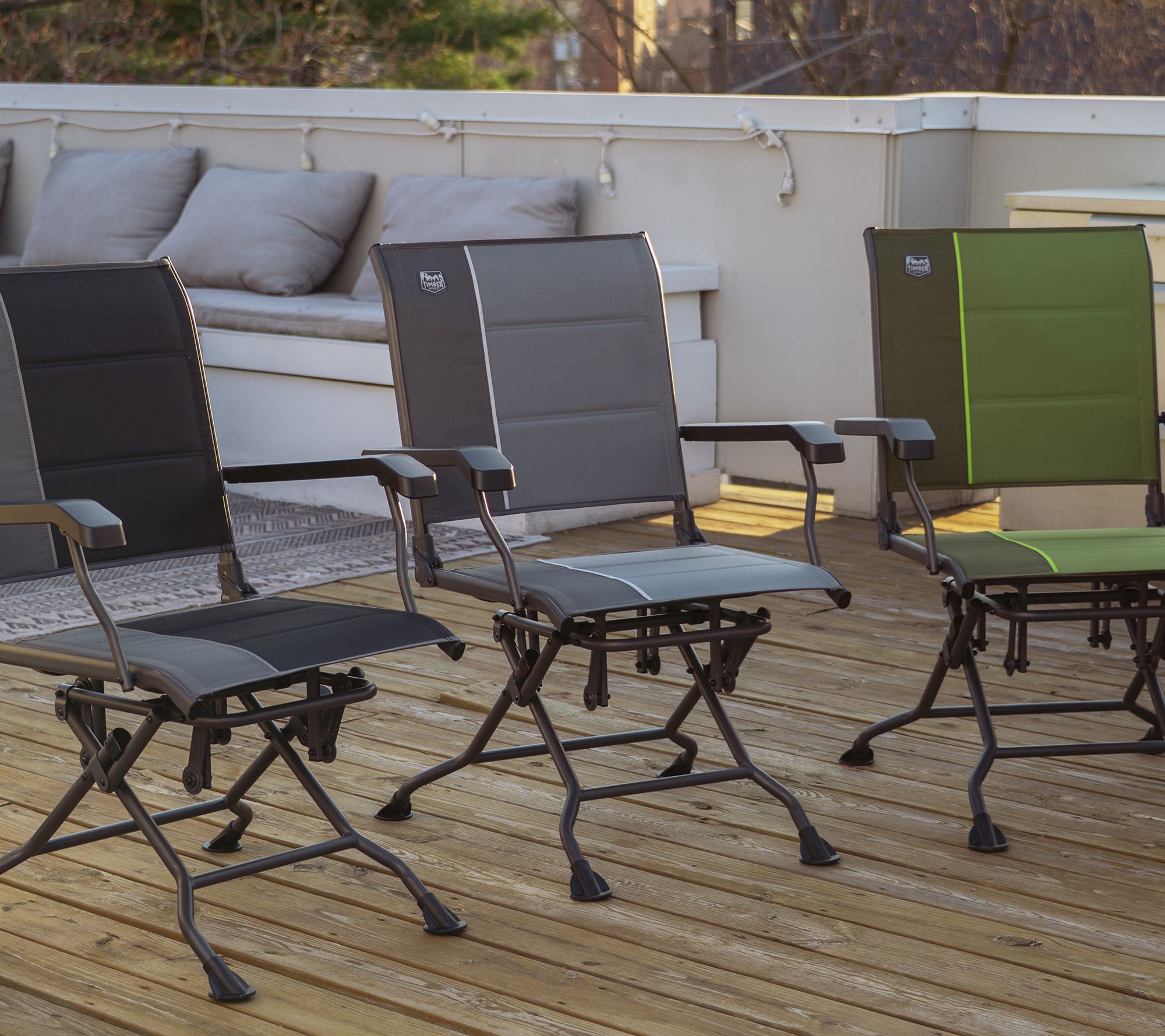 Timber Ridge Portable Glider Chair - QVC.com