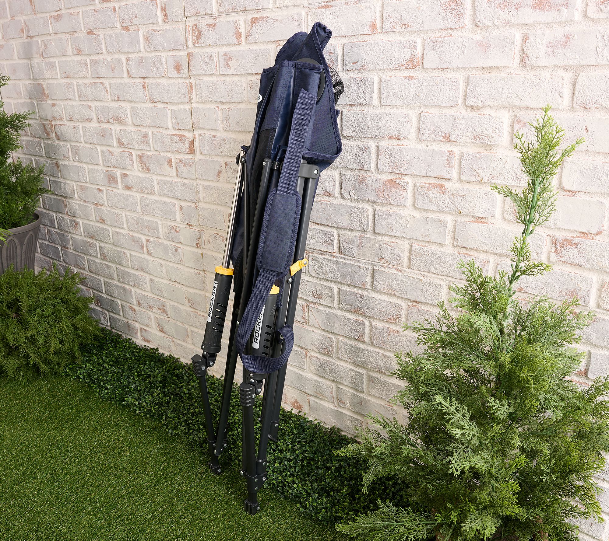 GCI Outdoor XL Elite Portable Rocking Chair with Pocket - QVC.com