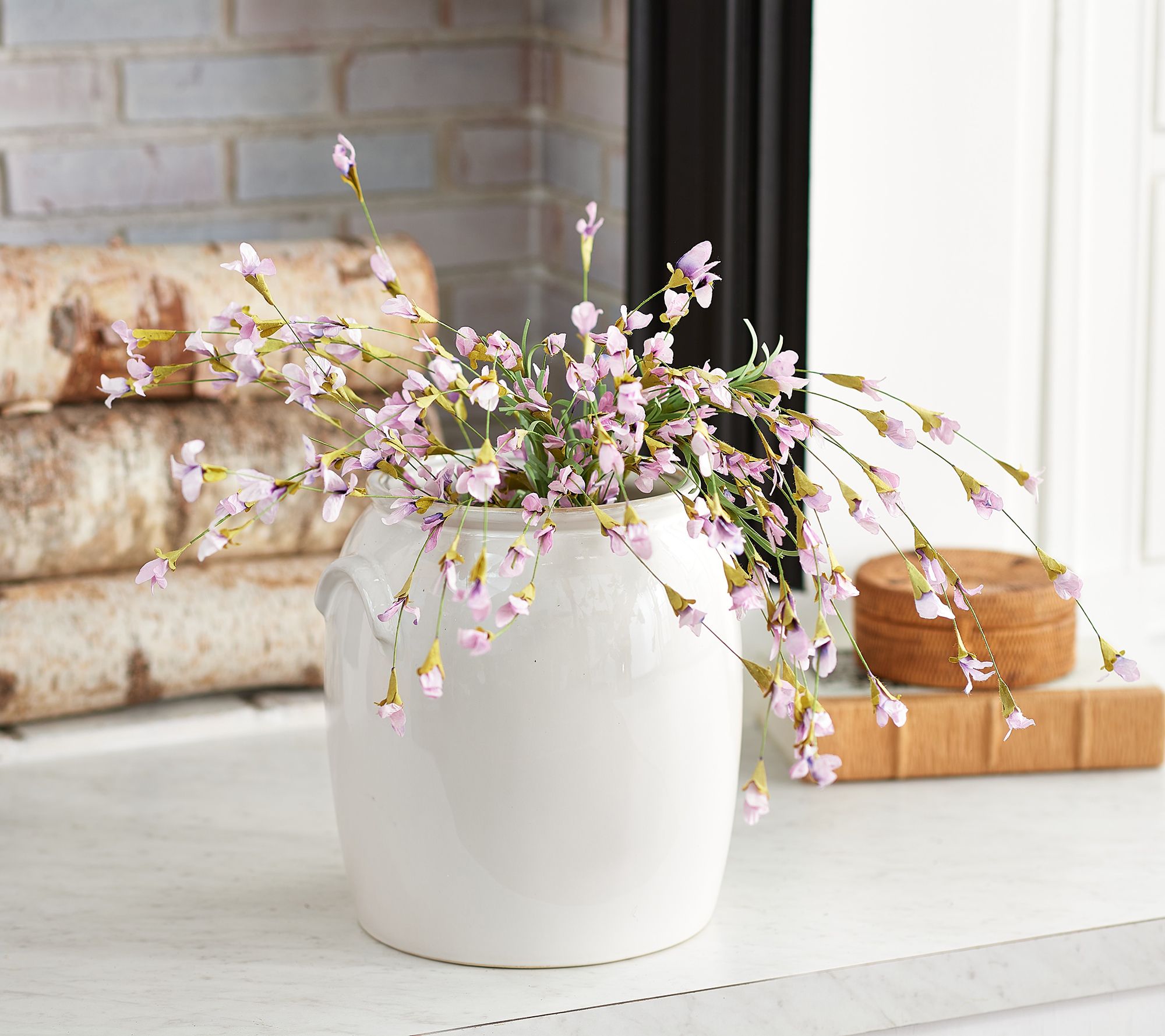 "As Is" 10" Ceramic Crock by Liz Marie - QVC.com