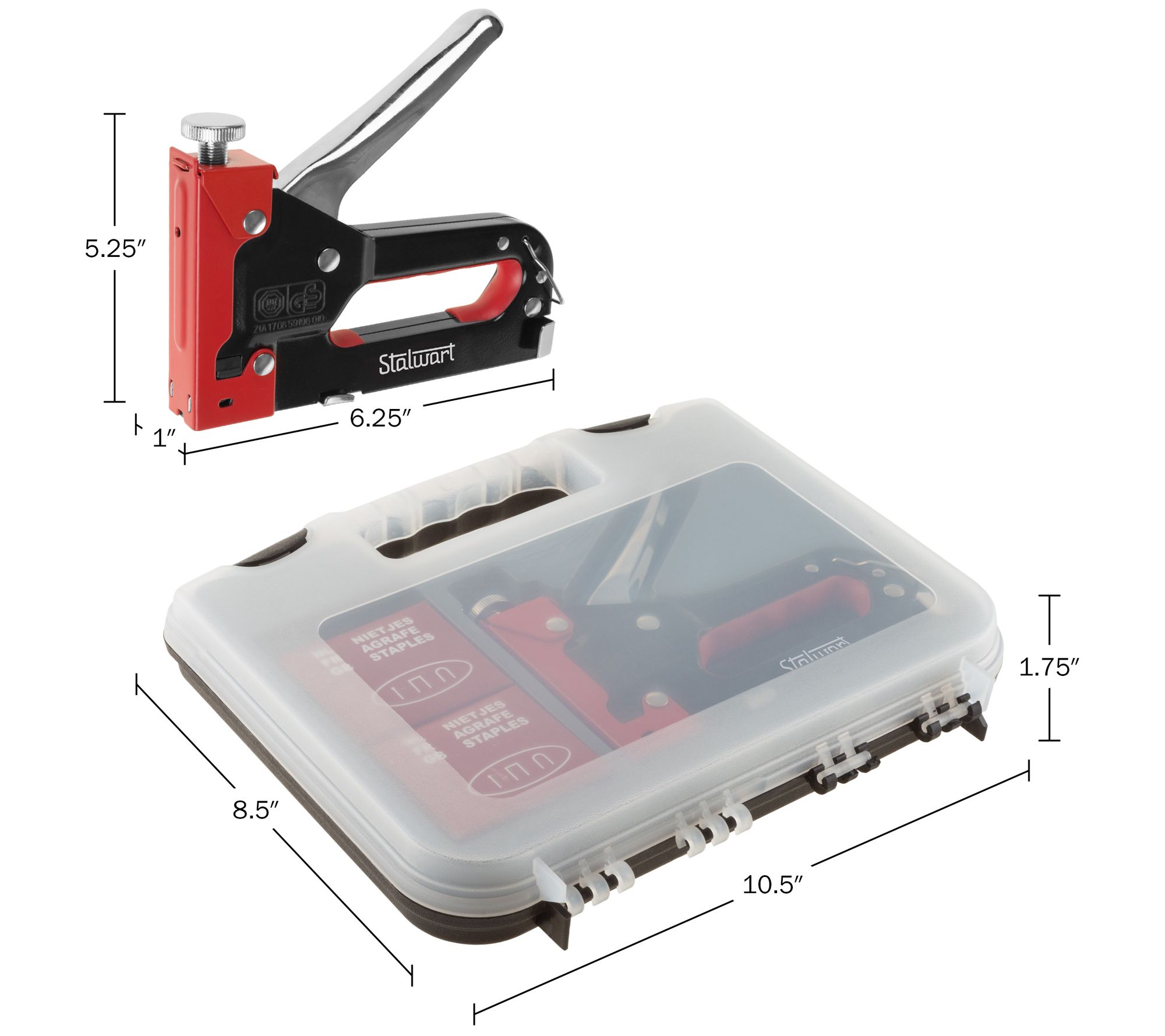 Stalwart Heavy Duty Staple Gun 3-Way Stapler - QVC.com