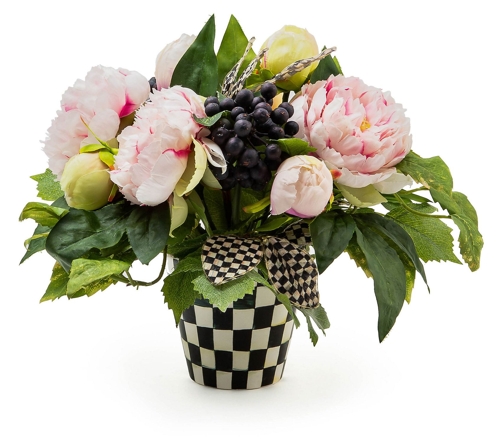 MacKenzie-Childs Peony Arrangement - QVC.com