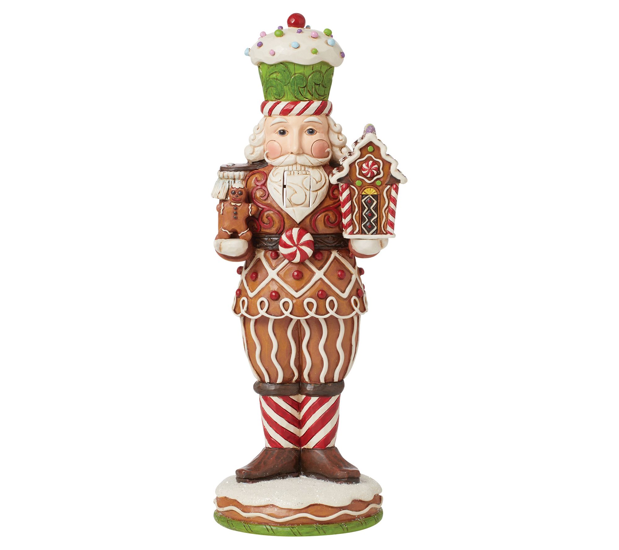 Jim Shore Gingerbread Nutcracker Fig - QVC.com