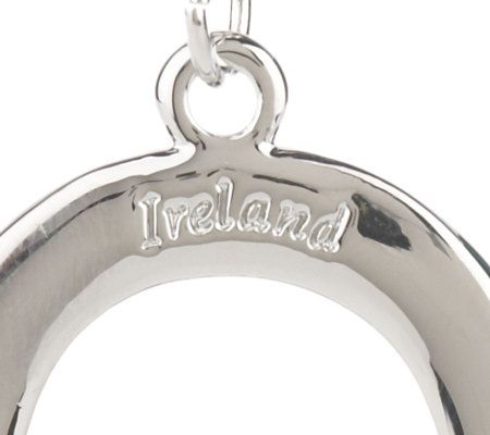 Killarney Crystal Choice of Charm Key Chains with Green Crystals - QVC.com