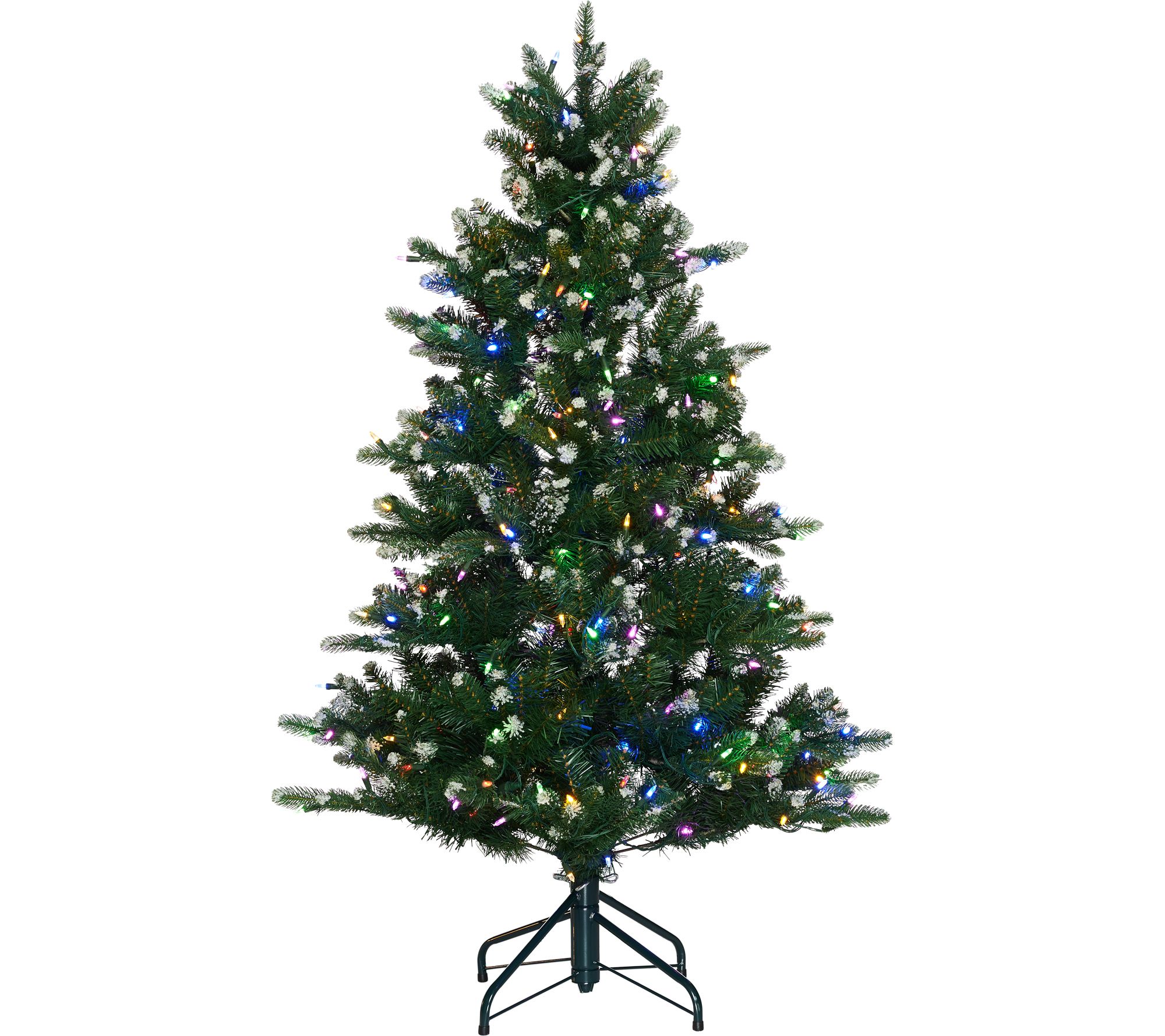 "As Is" ED On Air Santa's Best 5' Frosted Icicle Tree by Ellen ...