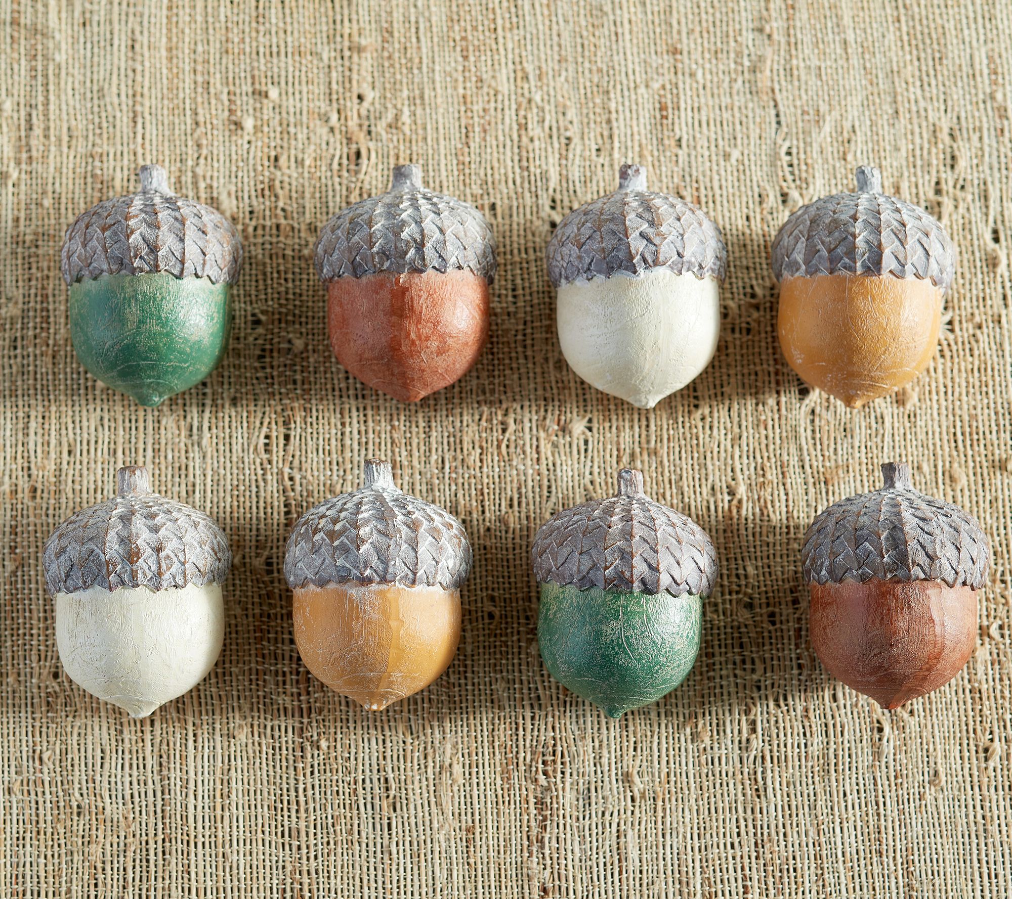 "As Is" Set of 8 Decorative Acorns by Valerie - QVC.com