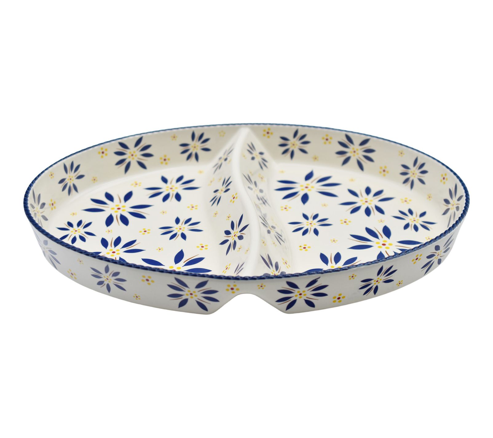 Temp-tations Old World Double Divided Serving Platter - QVC.com