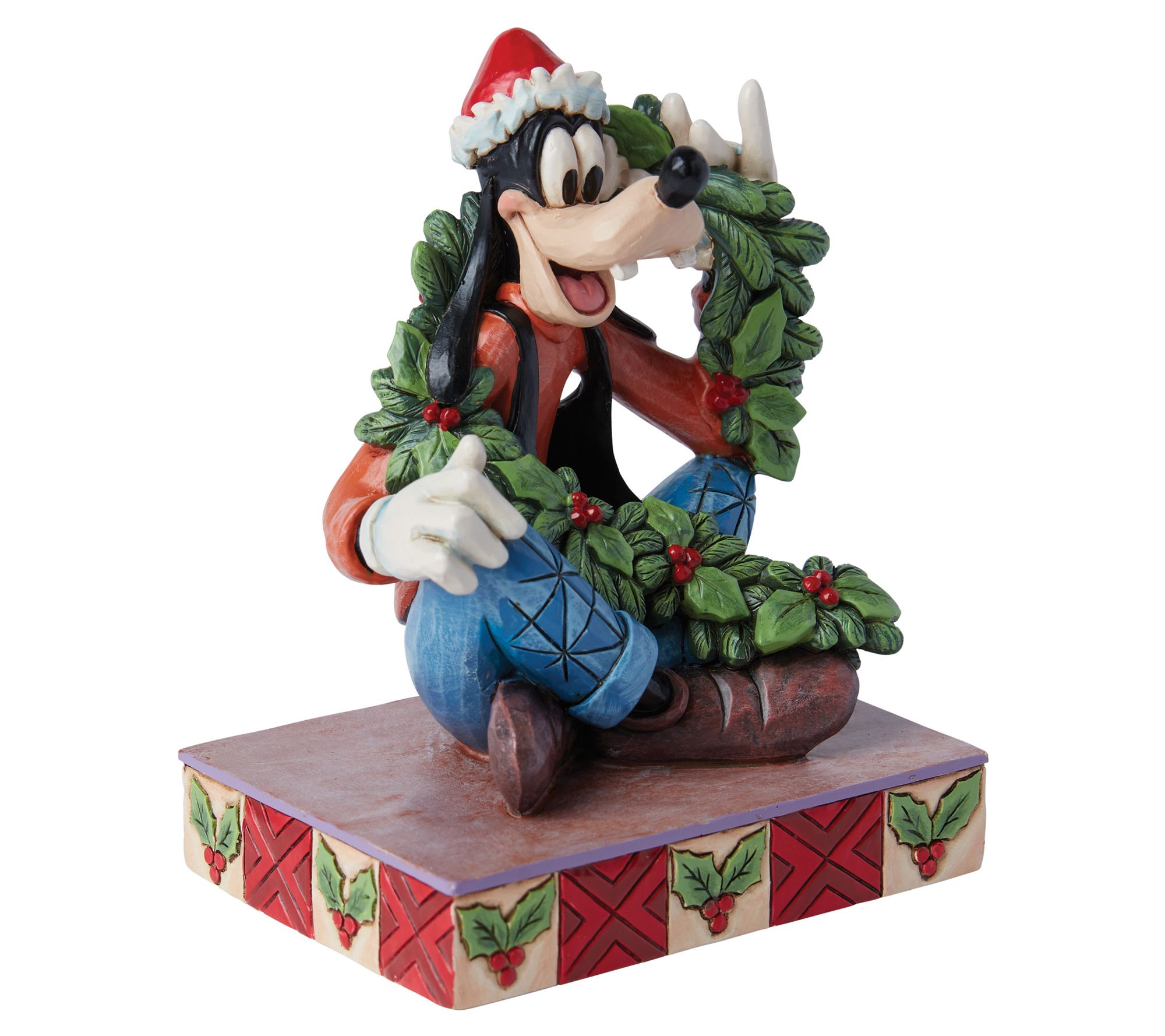 Disney Traditions Goofy Christmas Holiday Figurine - QVC.com