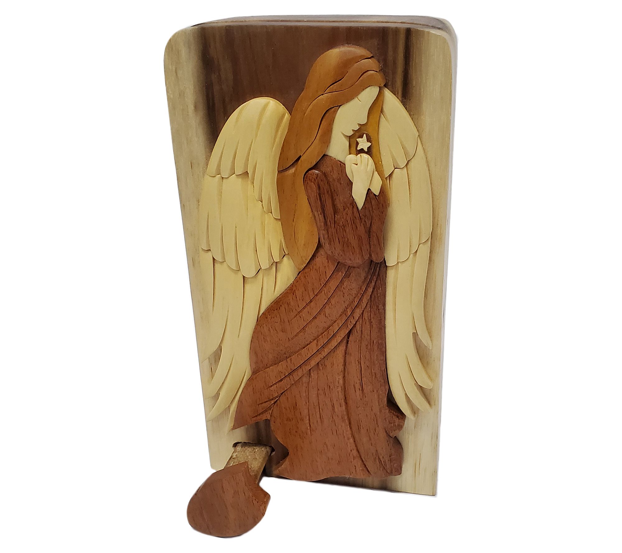 Carver Dan's Perfect Angel Puzzle Box - QVC.com
