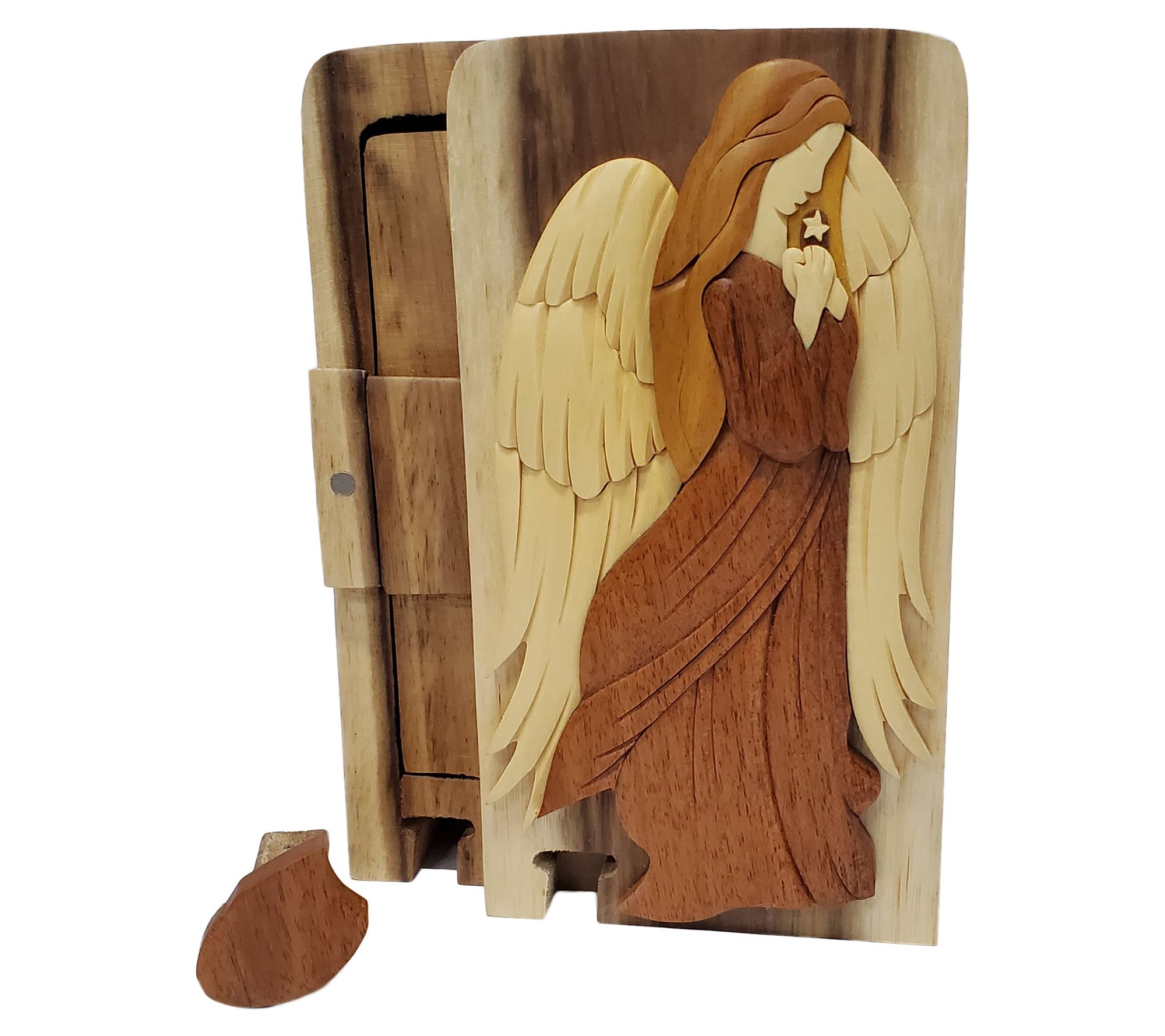 Carver Dan's Perfect Angel Puzzle Box - QVC.com