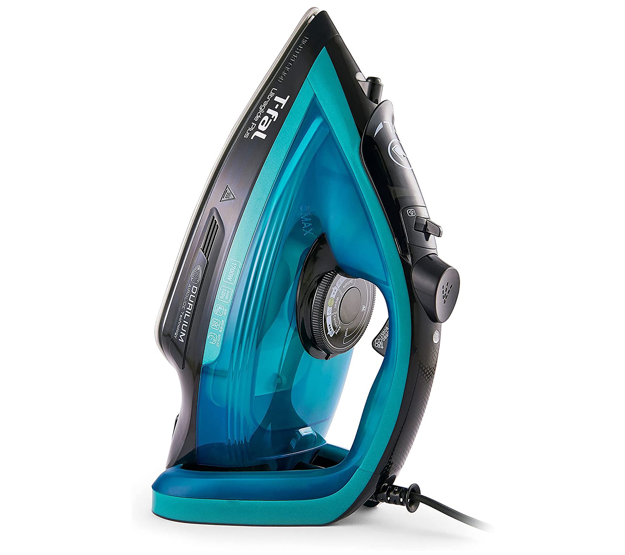 T-Fal Ultraglide Plus Steam Garment Iron w/ Durilium Soleplate - QVC.com