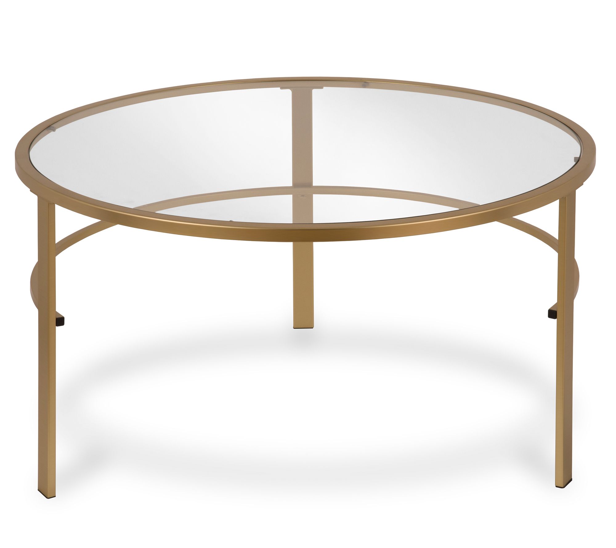 Hudson&Canal Gaia Contemporary Set of 2 Round Nesting Tables - QVC.com