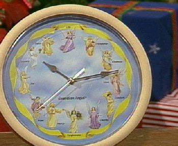 Guardian Angel Musical Wall Clock with Chimes - QVC.com
