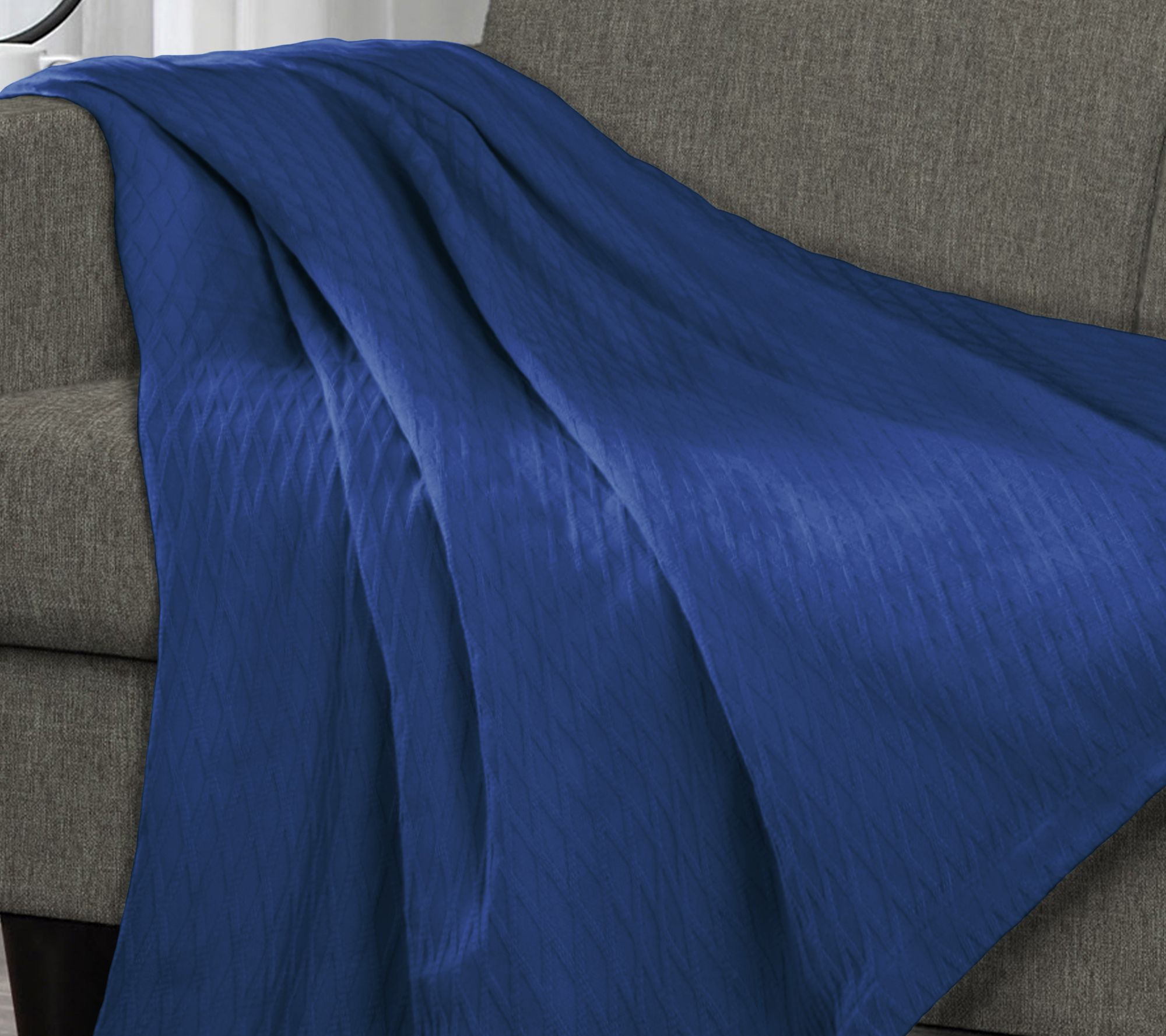 Superior Cotton All Season Plush King Blanket QVC
