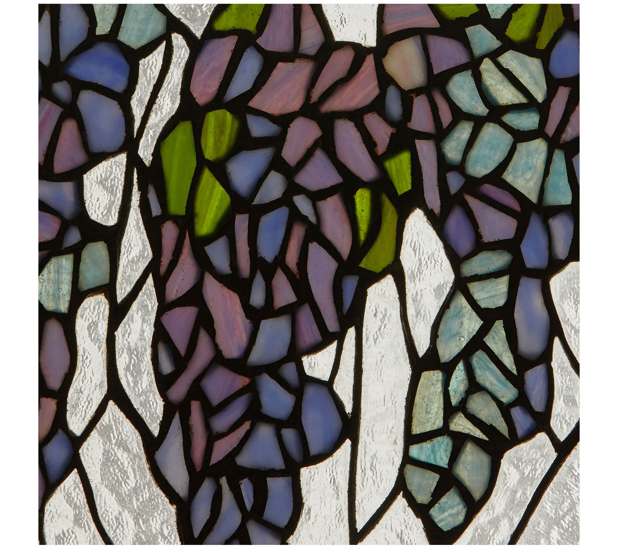 River of Goods 12"H Monarch Stained Glass Window Panel - QVC.com
