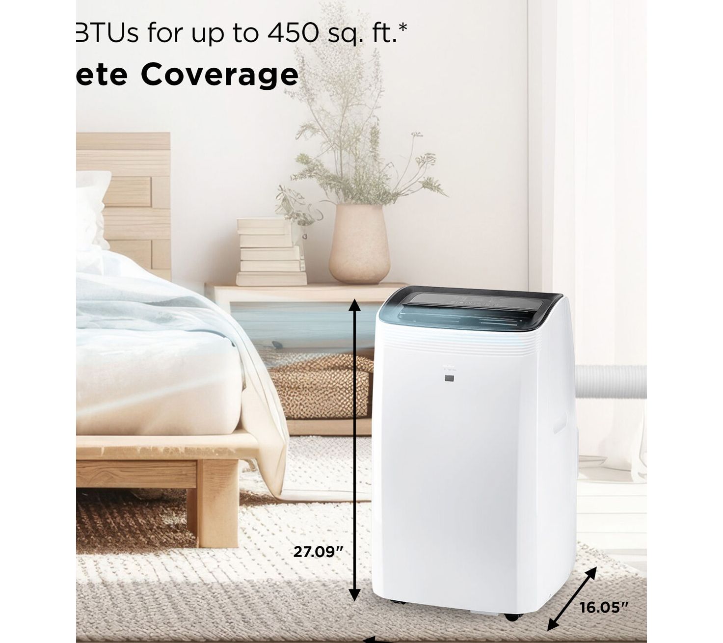 TCL 10,000 BTU SACC Smart Portable Air Conditioner - QVC.com