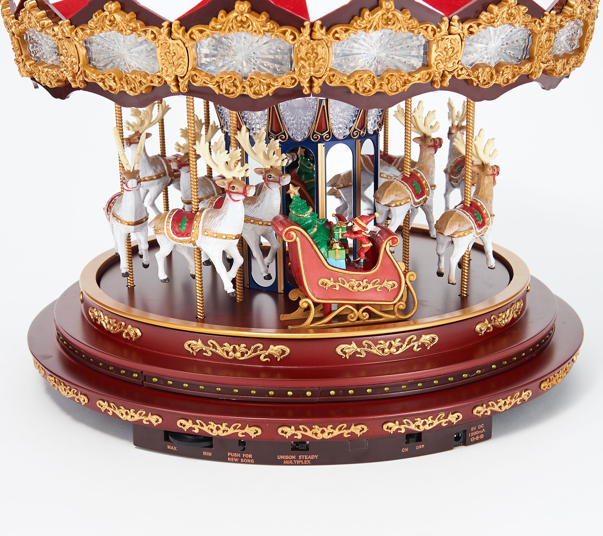 Mr. Christmas Grand Marquee Illuminated Carousel with Music - QVC.com