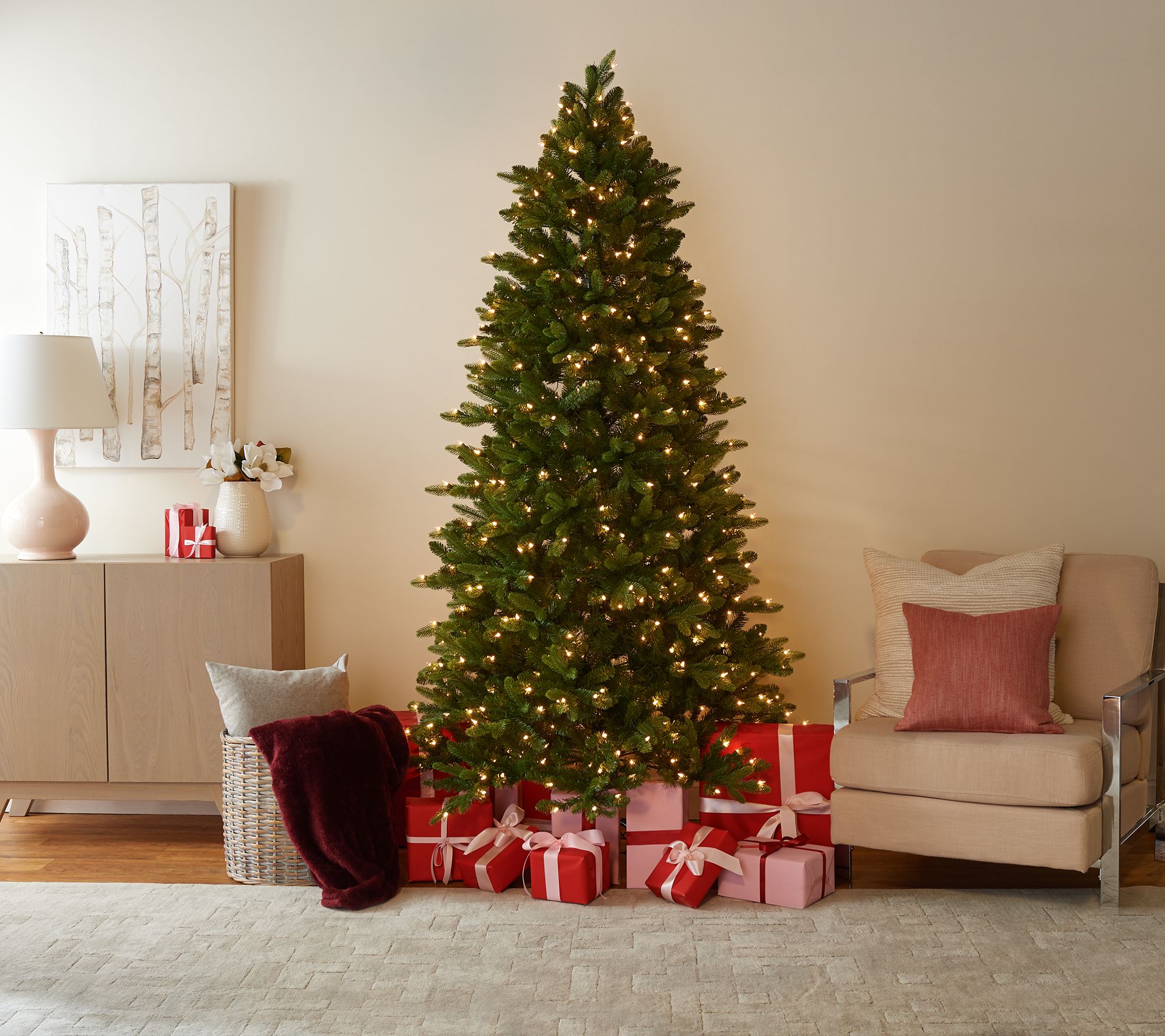 "As Is" Bethlehem Lights 7.5' North Vail Christmas Tree - QVC.com