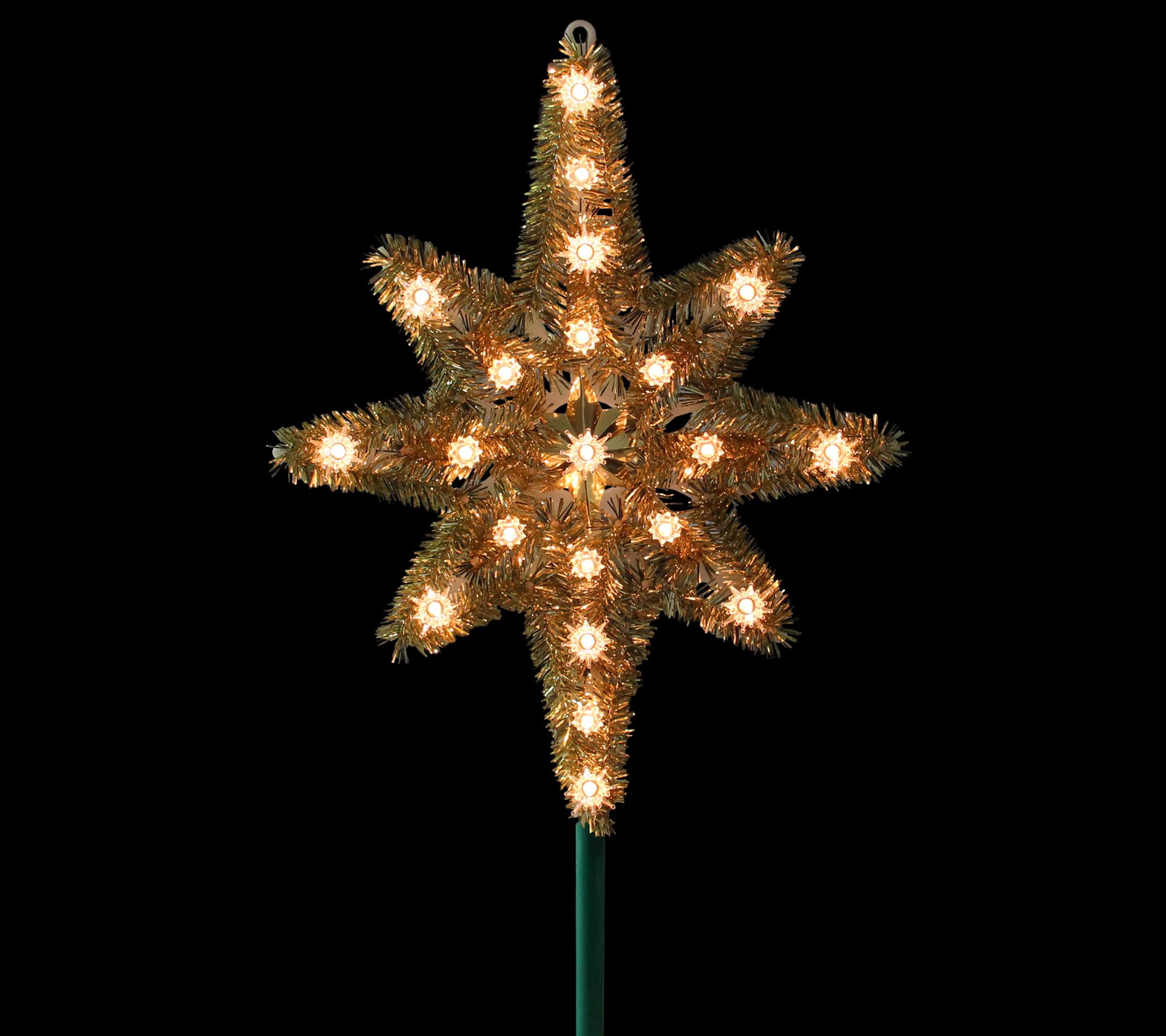 Northlight 21" Lighted Star of Bethlehem Topper- Clear Lights - QVC.com