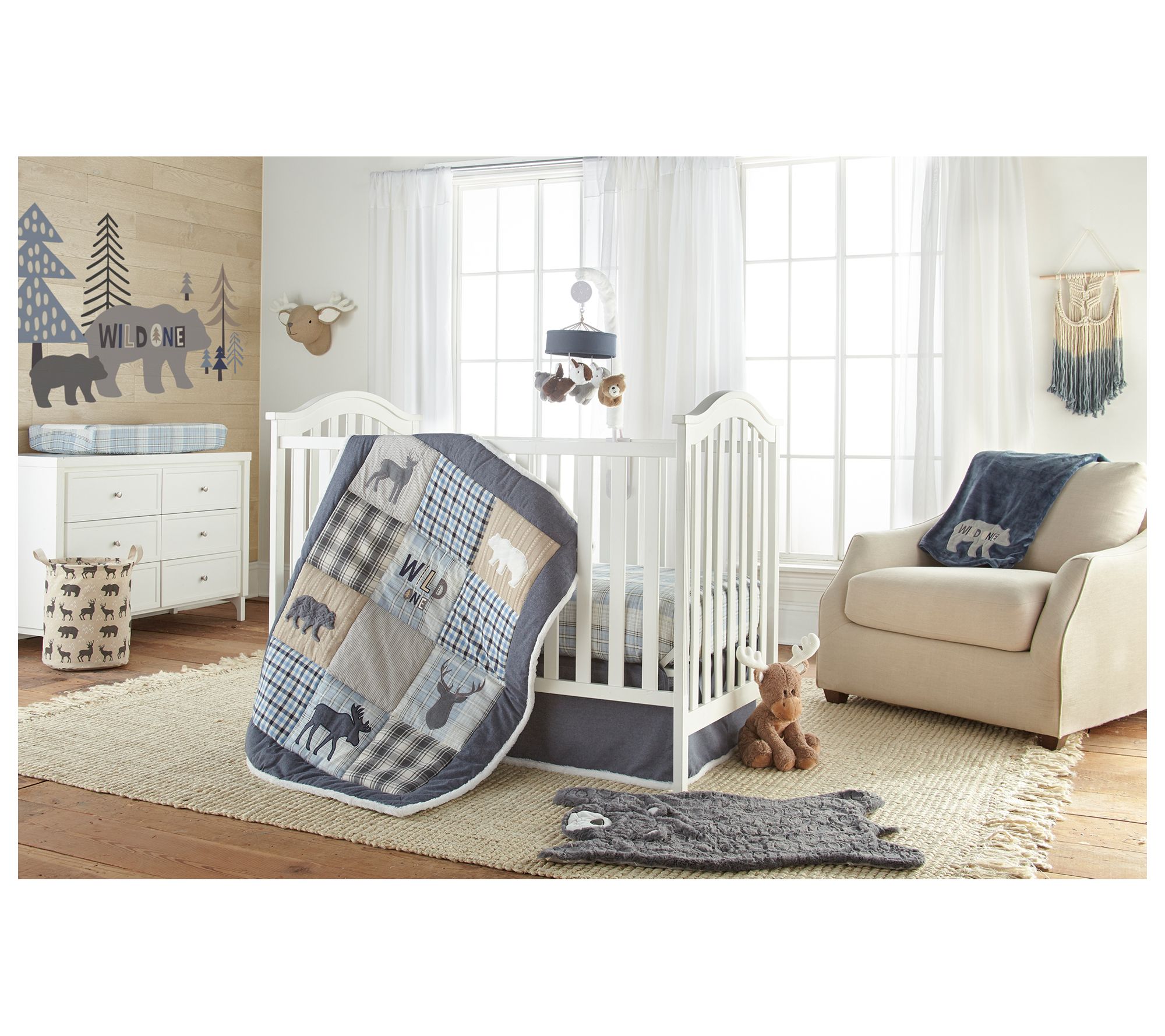 Levtex Baby Logan Plush Blanket - QVC.com