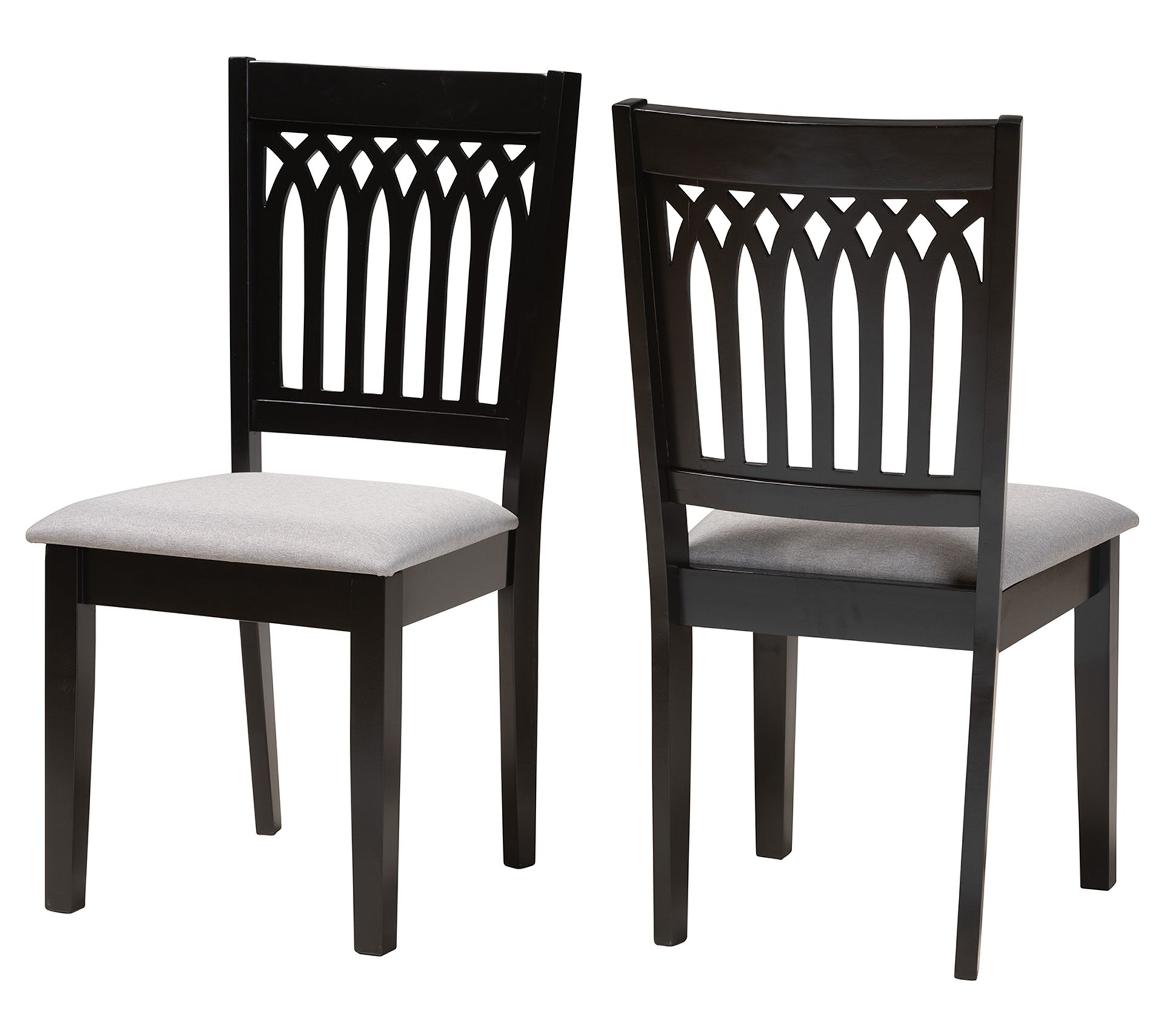 Baxton Studio Genesis Dining Chair Set of 2 - QVC.com