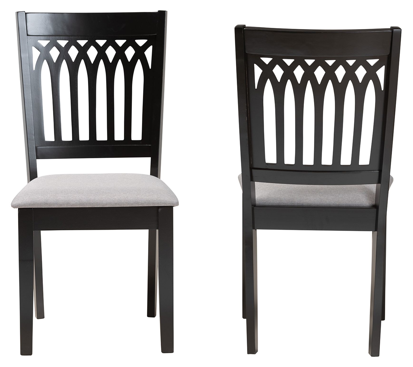 Baxton Studio Genesis Dining Chair Set of 2 - QVC.com