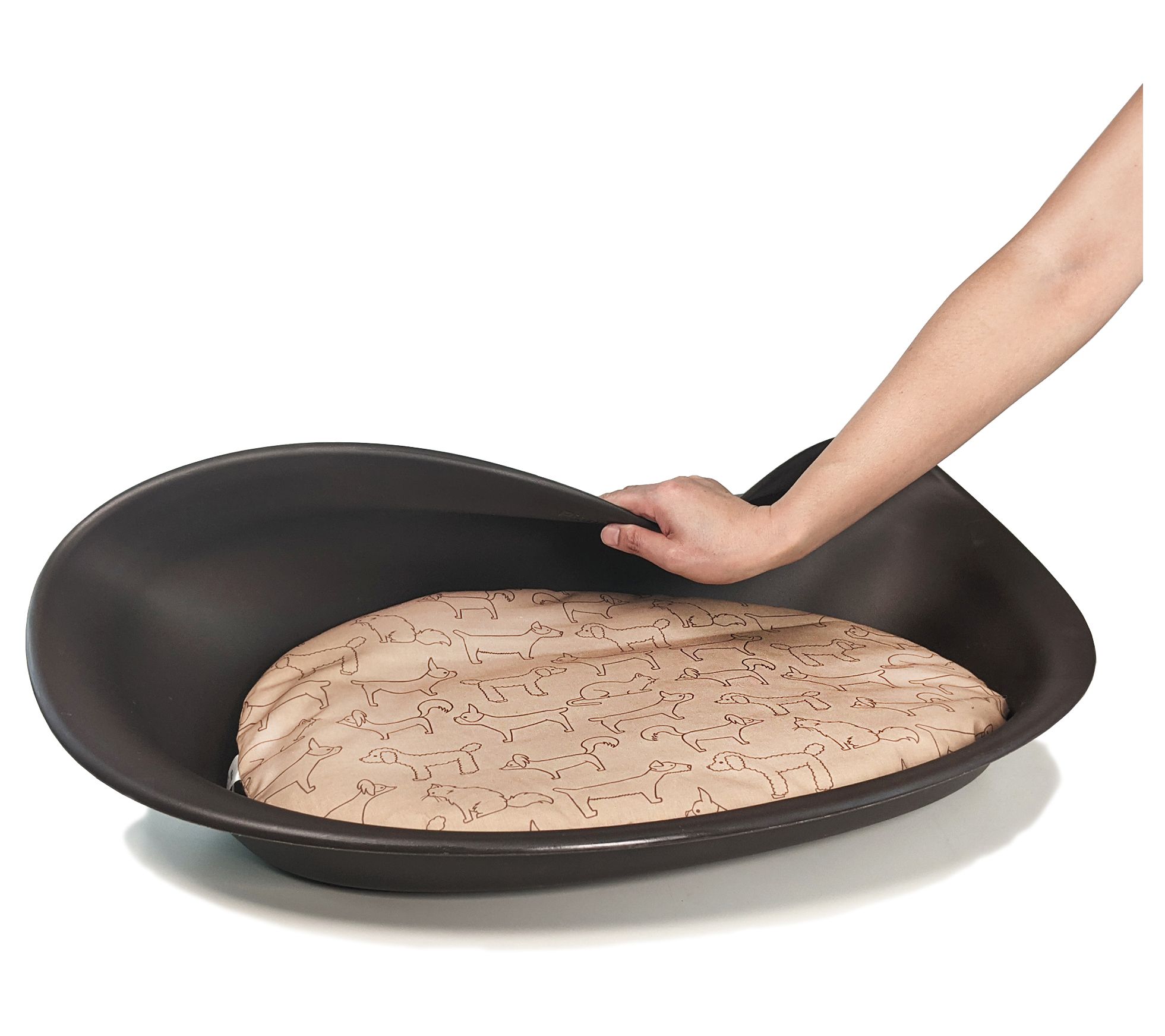 Richell Medium Oval Pet Bed - QVC.com