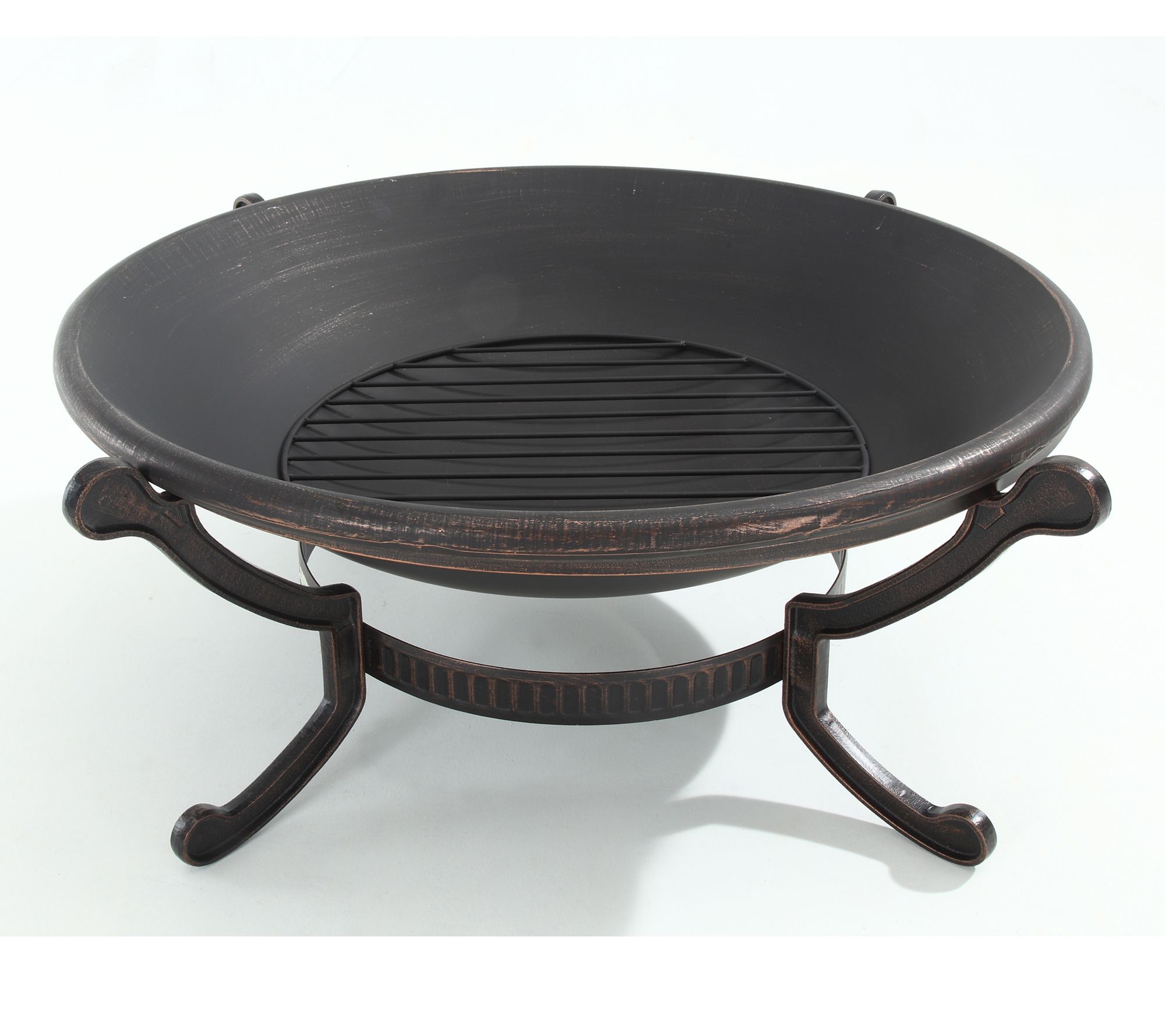 Crosley Ashland Outdoor Fire Pit Black - QVC.com