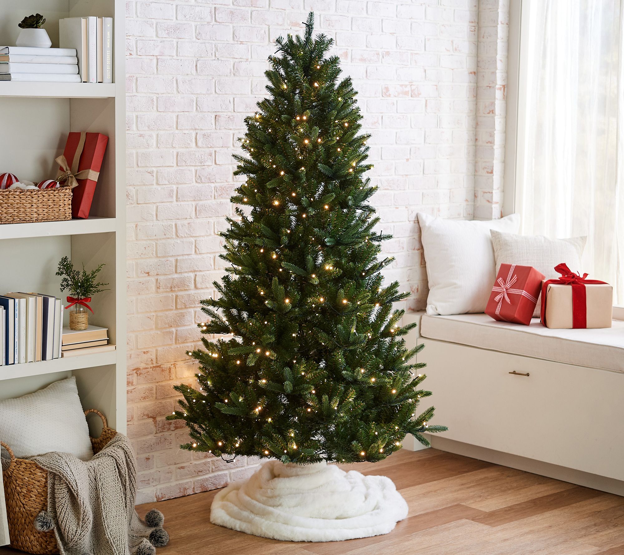 "As Is" Twinkly 6.5' Fraser Fir WRGB Christmas Tree - QVC.com