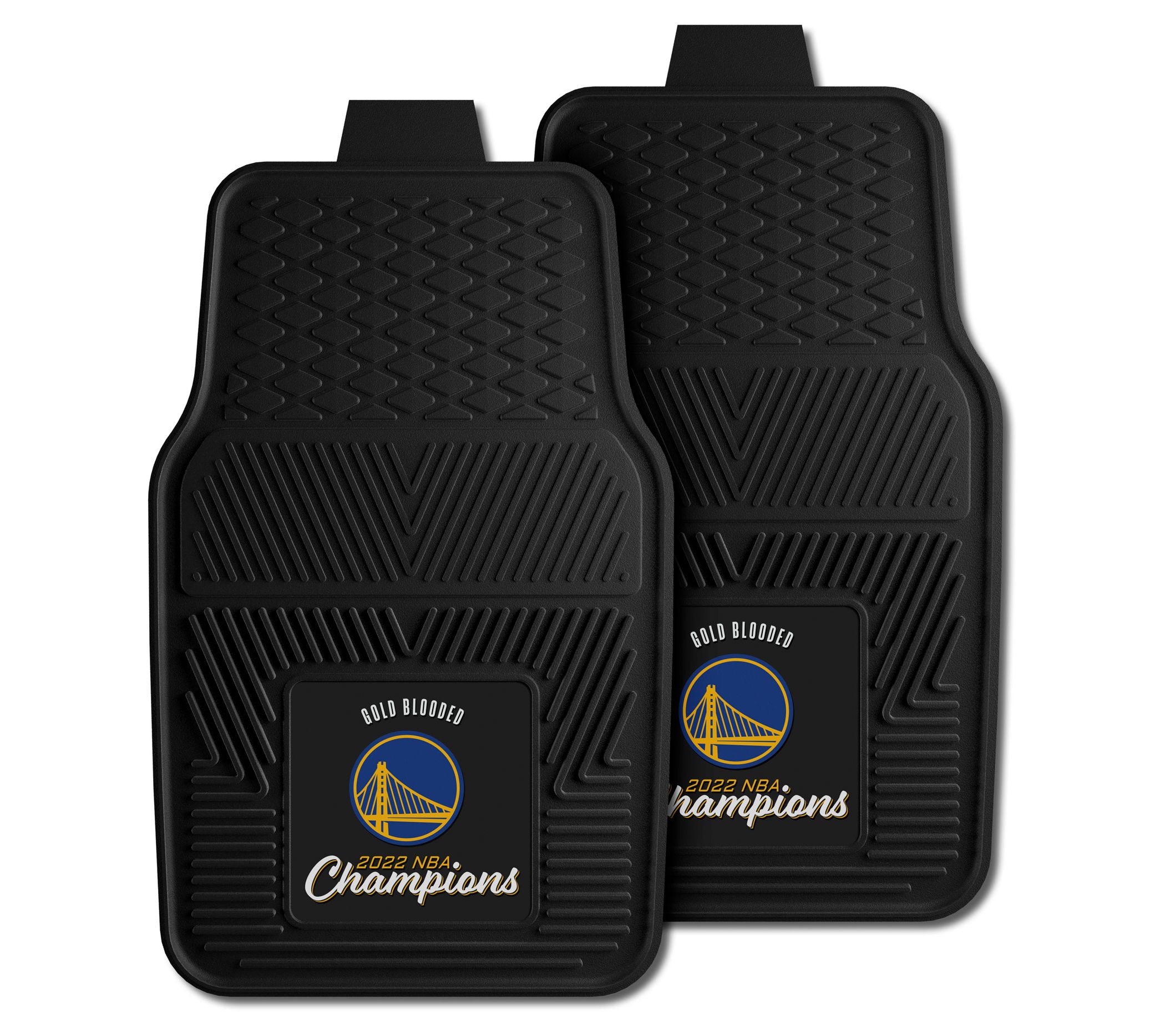 Golden State Warriors 2022 NBA Champs 2-Pc Vinyl Car Mats - QVC.com
