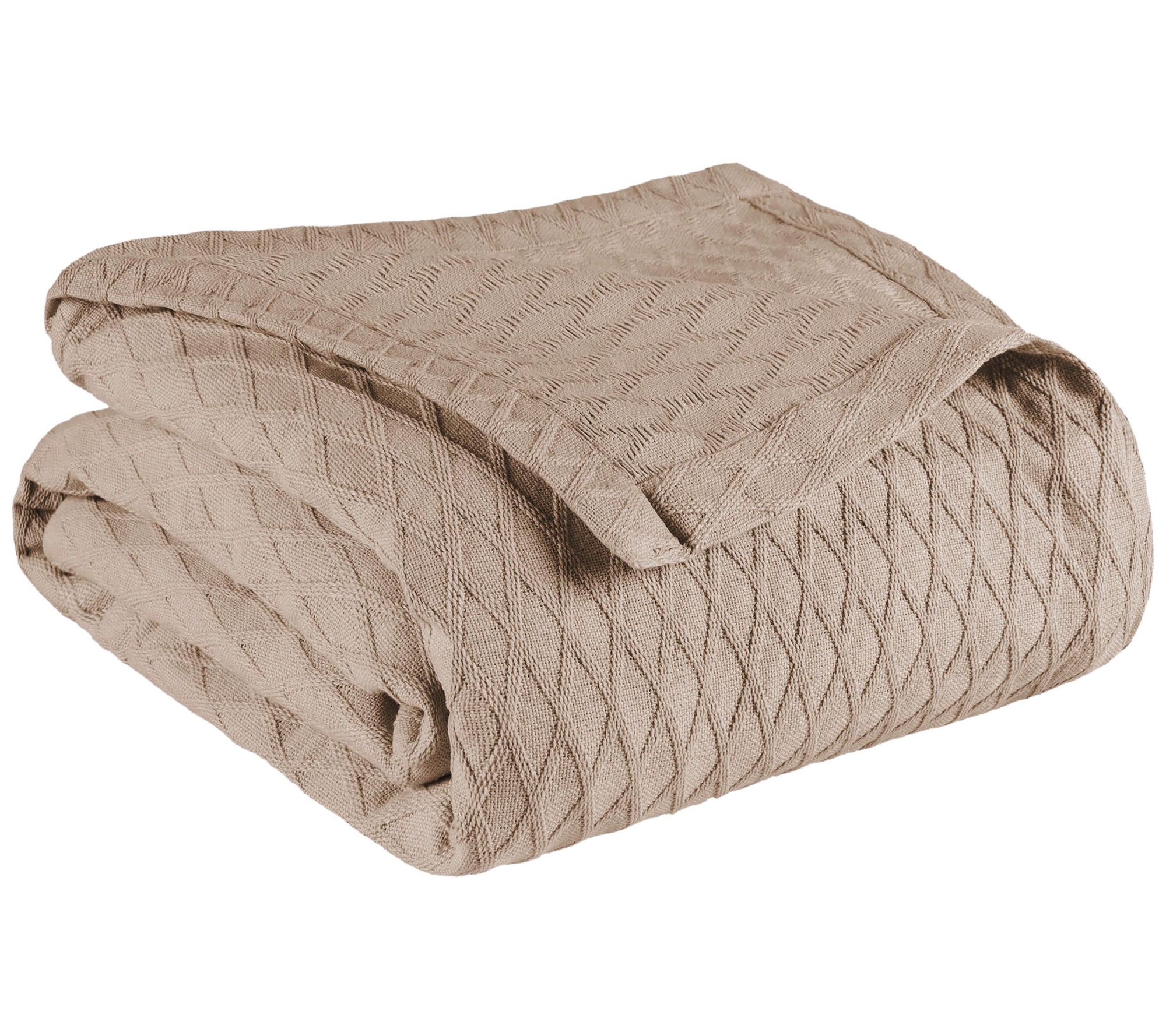 Superior Cotton All-Season Plush Twin Blanket - QVC.com