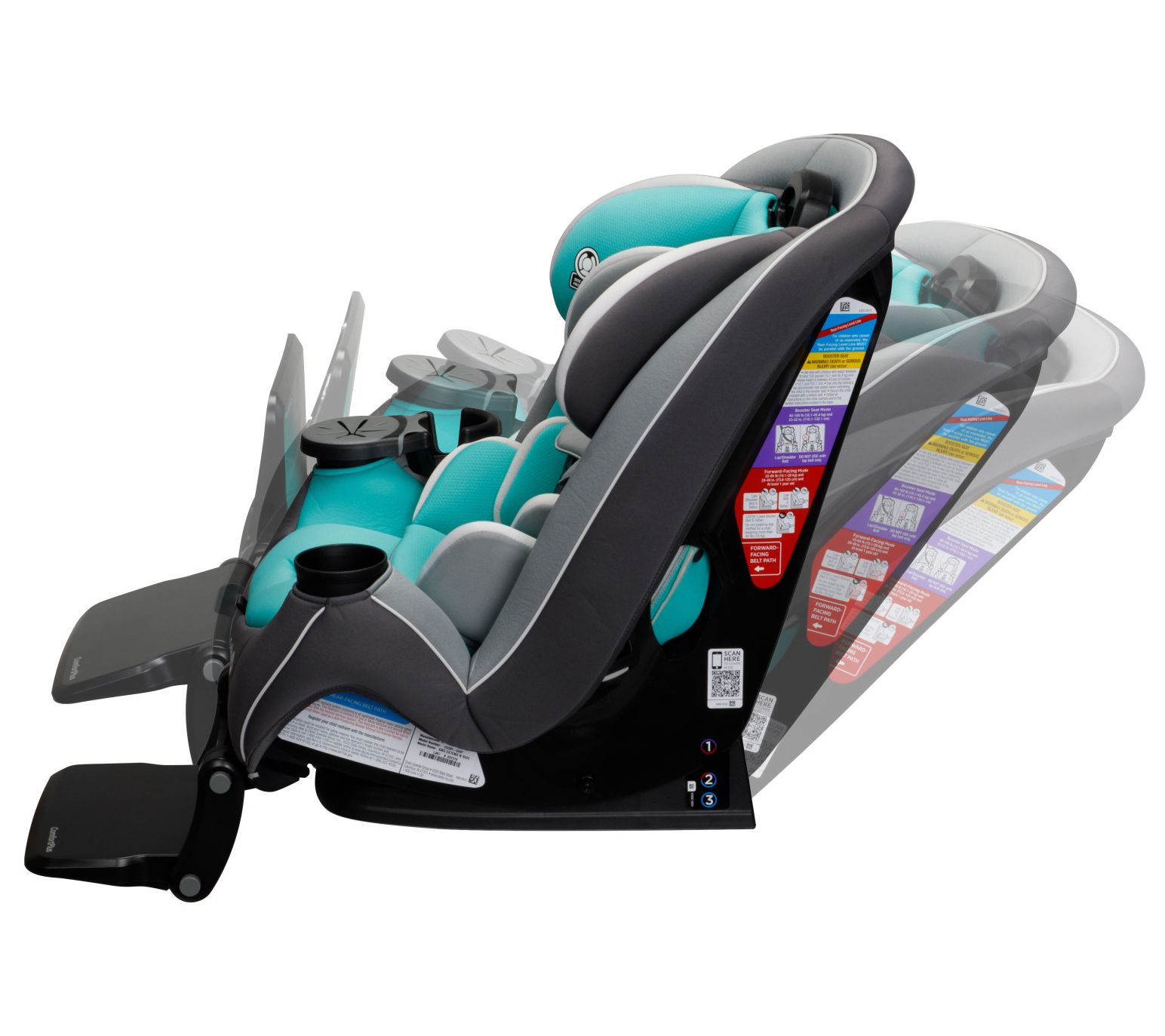 Safety 1st Grow and Go Extend 'n Ride Car Seat Seas the Day - QVC.com