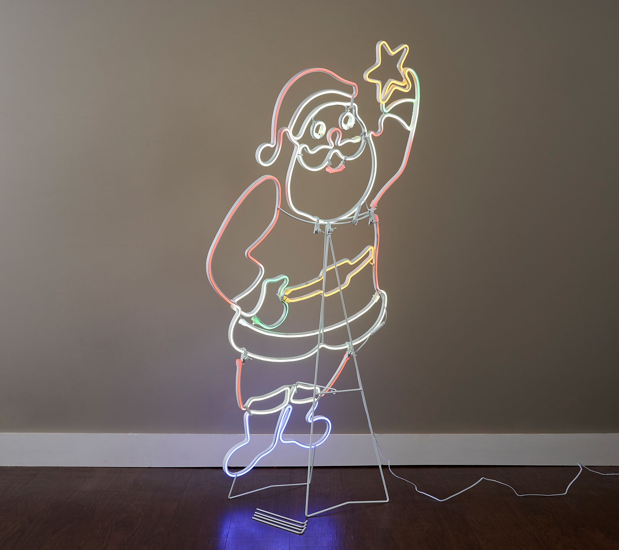 "As Is" 48" Illuminated Oversized LED Indoor/Outdoor Holiday Figures ...