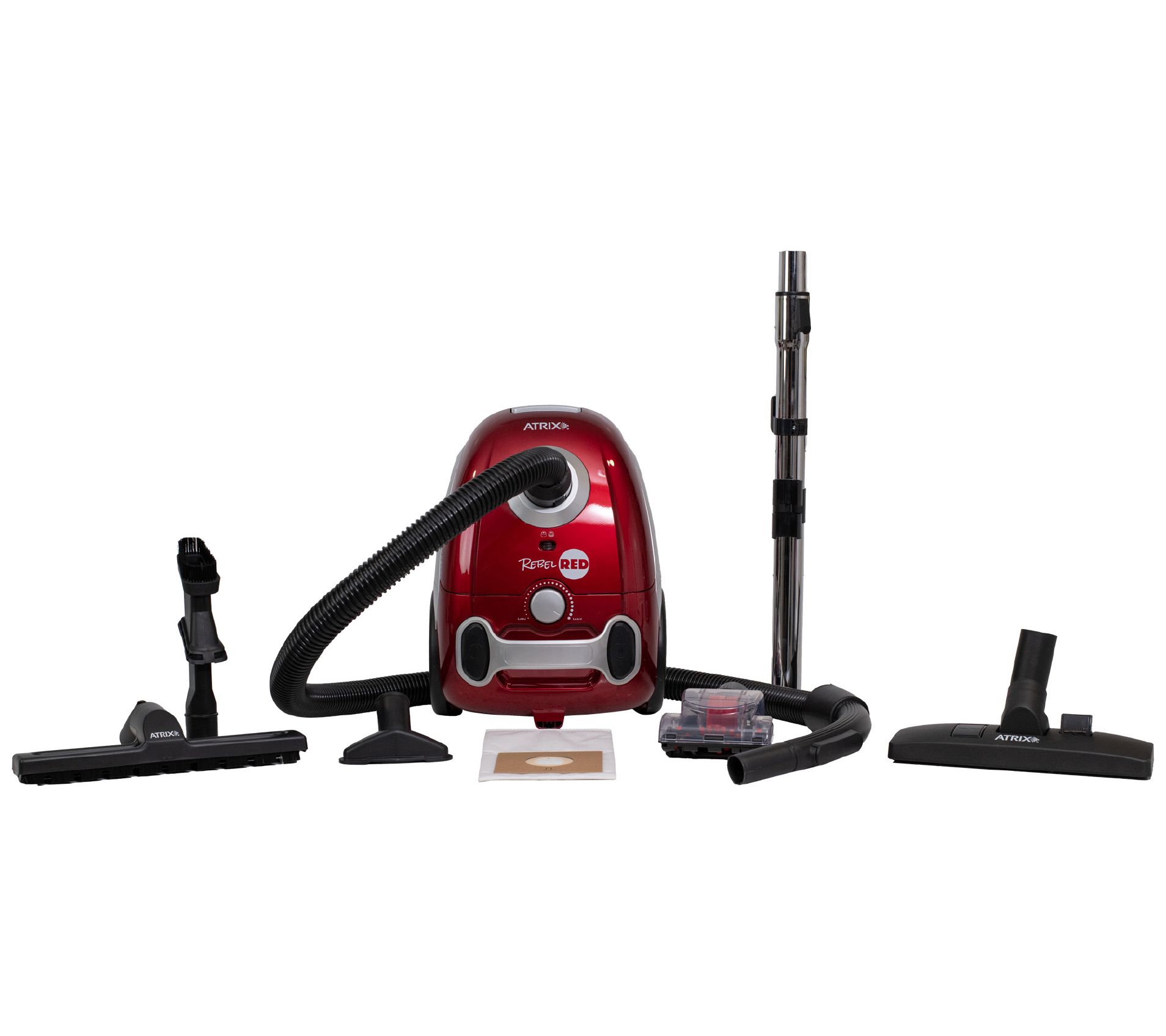Atrix Rebel Red Vacuum with HEPA Filtration - QVC.com