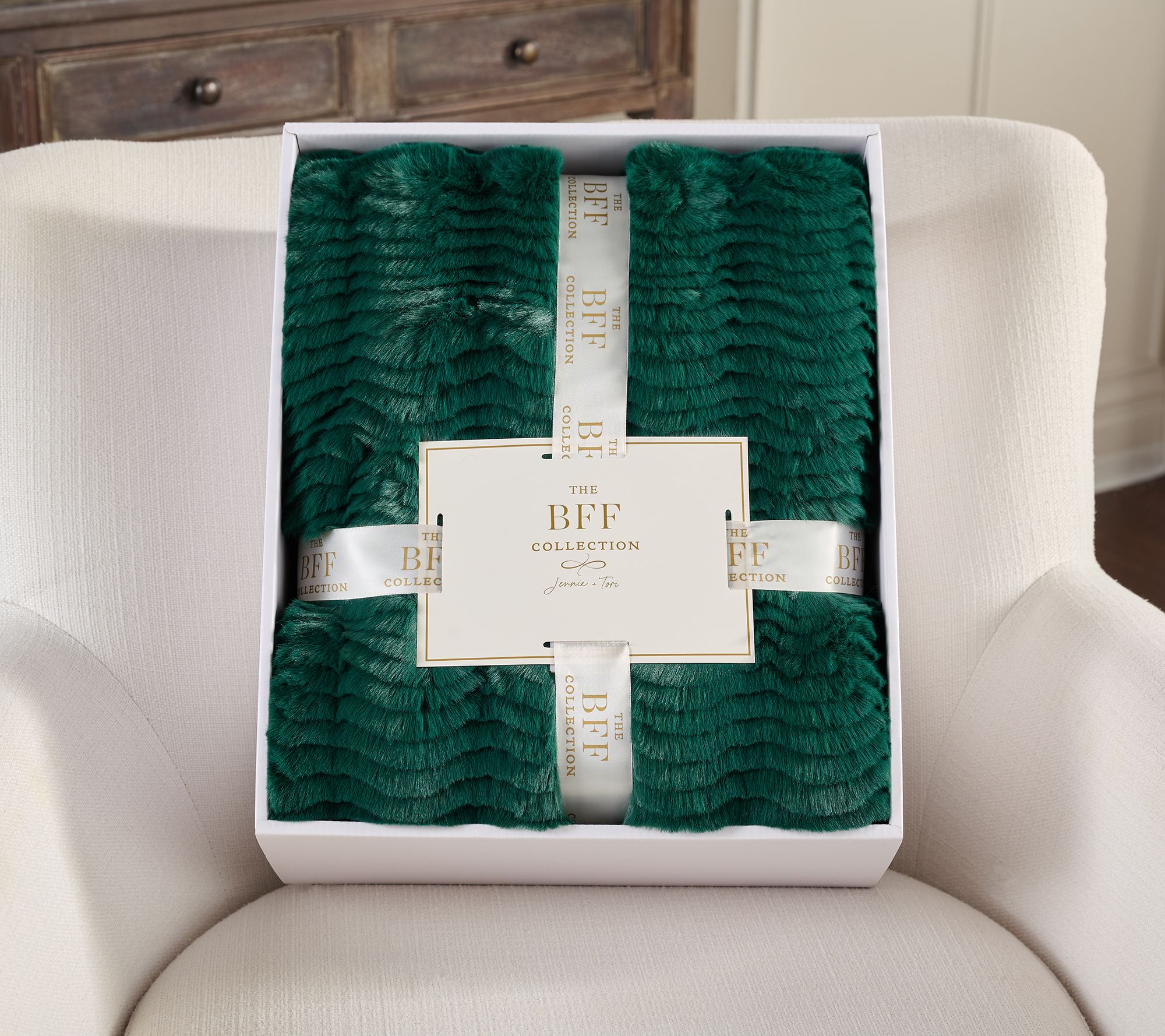 "As Is" BFF Collection 50" x 60" Slouched Faux Fur Throw - QVC.com